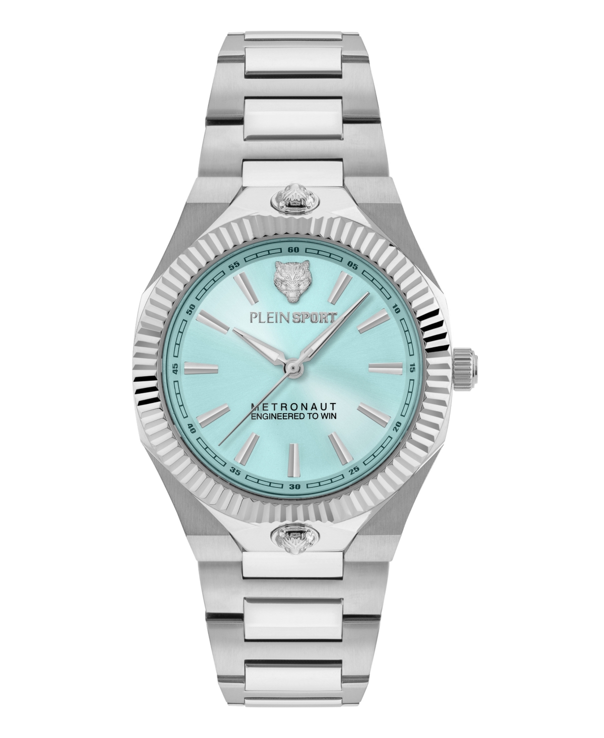 Click here for Plein Sport Womens Metronaut 3 Hand Quartz Stainle... prices