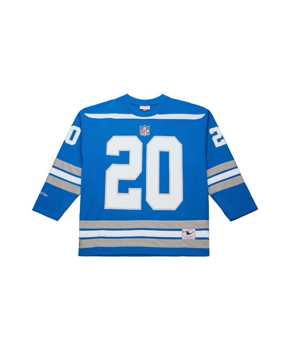 Click here for Mitchell & Ness Mens Barry Sanders Blue Detroit Li... prices