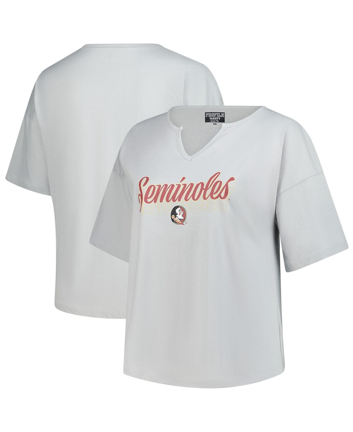 Click here for Fanatics Womens Gray Florida State Seminoles Plus... prices