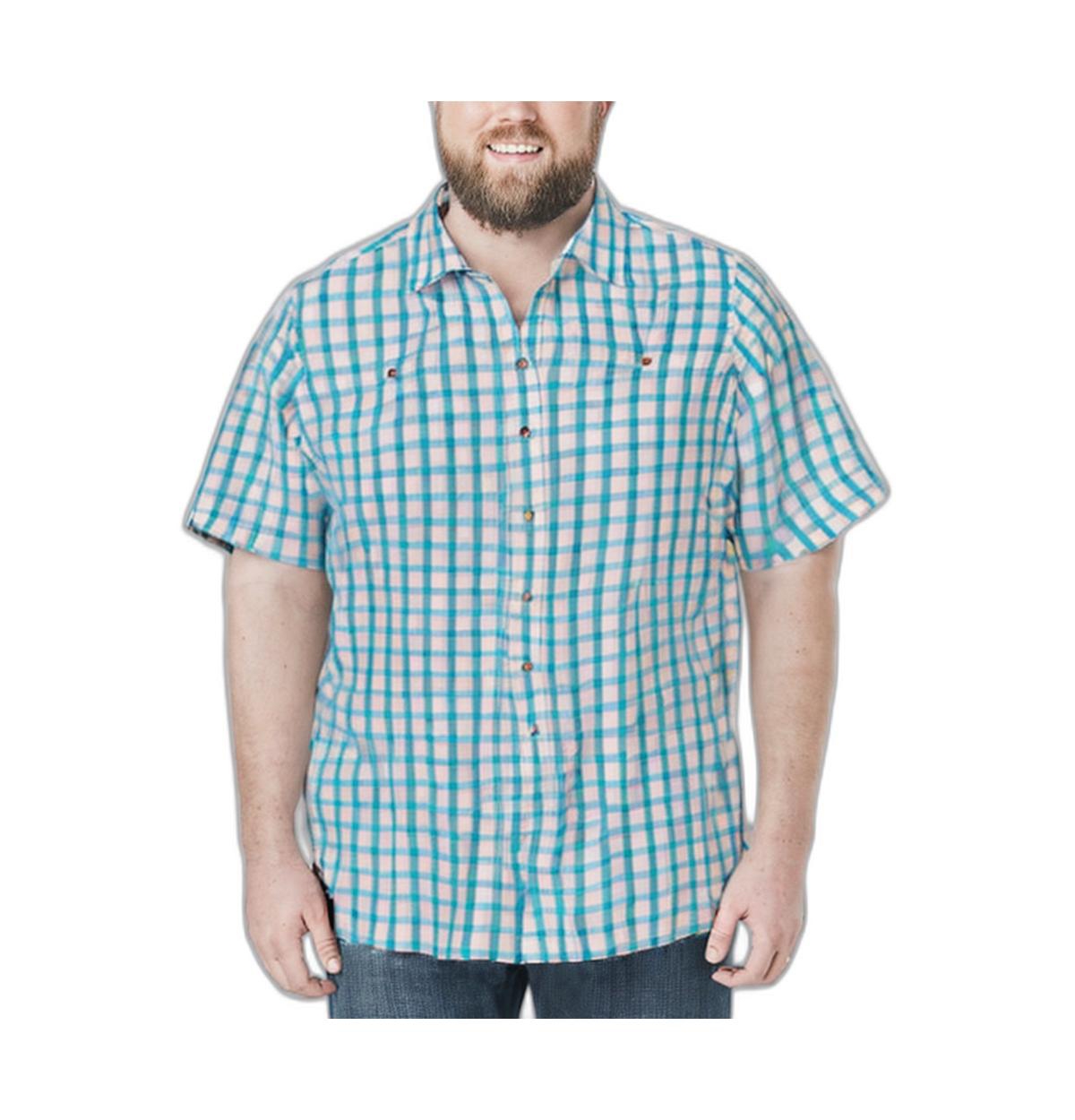 Click here for KingSize Big & Tall Check Short-Sleeve Sport Shirt... prices