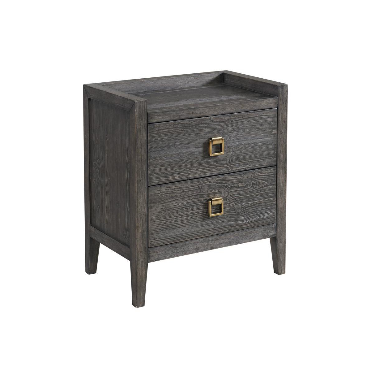 Click here for Intercon Nightstand  2 Drawer in Brushed Brindle -... prices