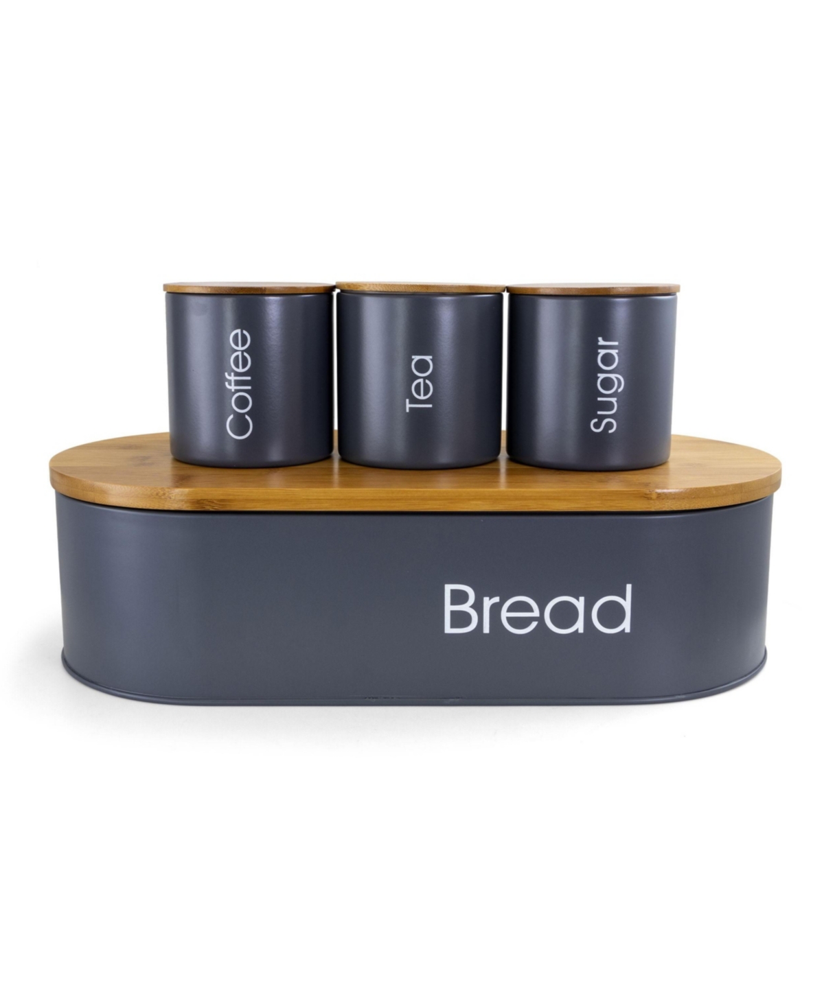 Click here for MegaChef Bamboo Kitchen Countertop 4 Piece Metal B... prices