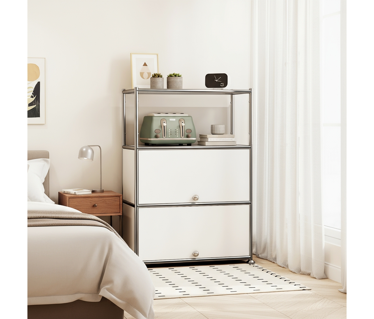 Click here for Mega Casa 3-Tier Storage Cabinet Metal Shelving Un... prices