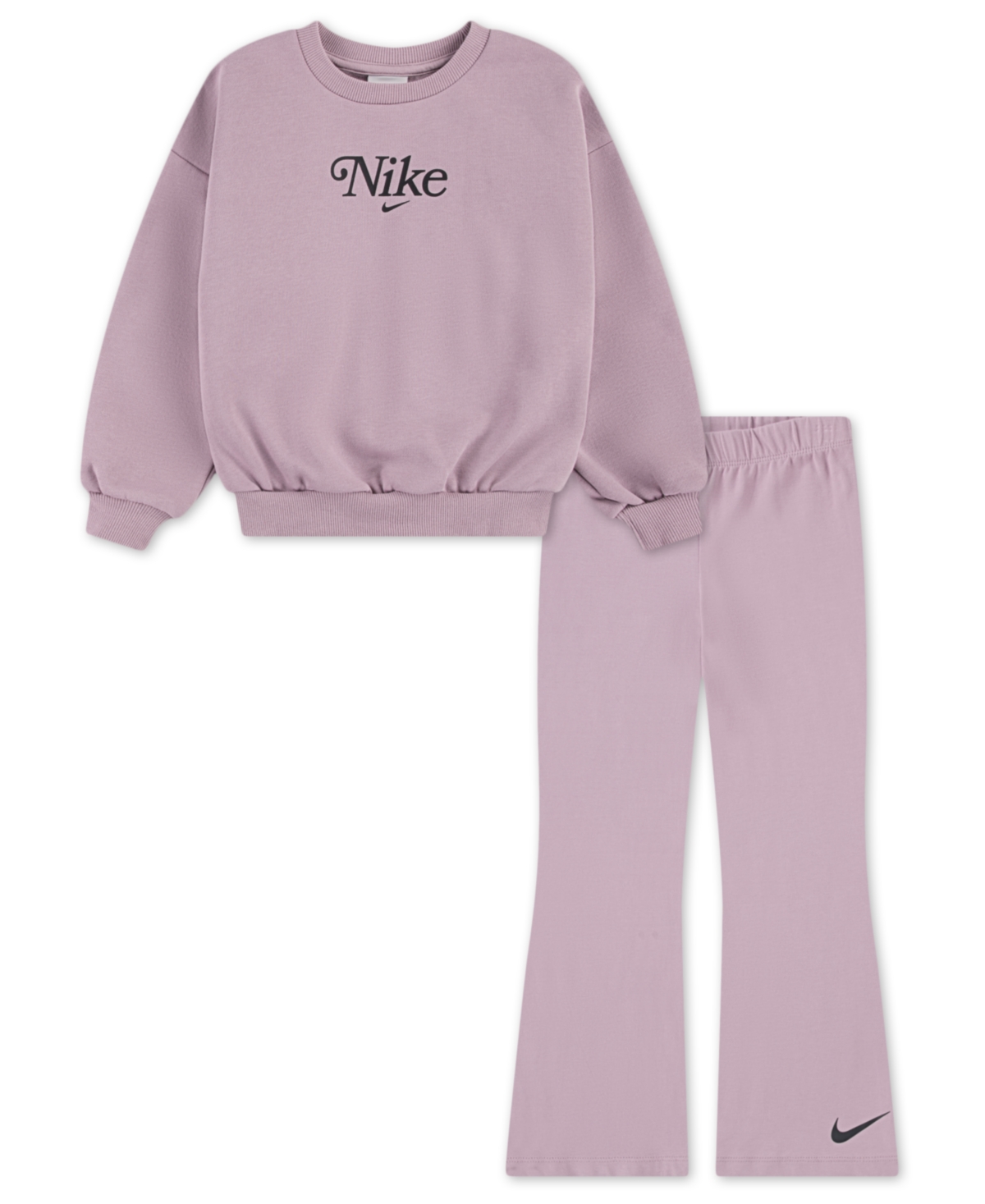 Click here for Nike Girls 2T-6X 2-Piece Solid Crewneck Top and Le... prices