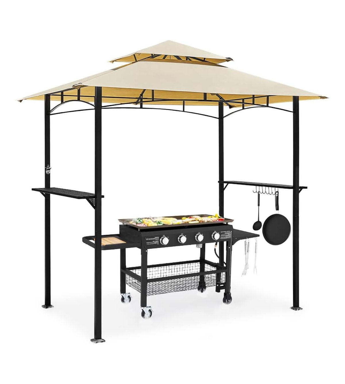 Click here for Aecojoy Grill Gazebo 8x5Outdoor Patio Backyard Bbq... prices