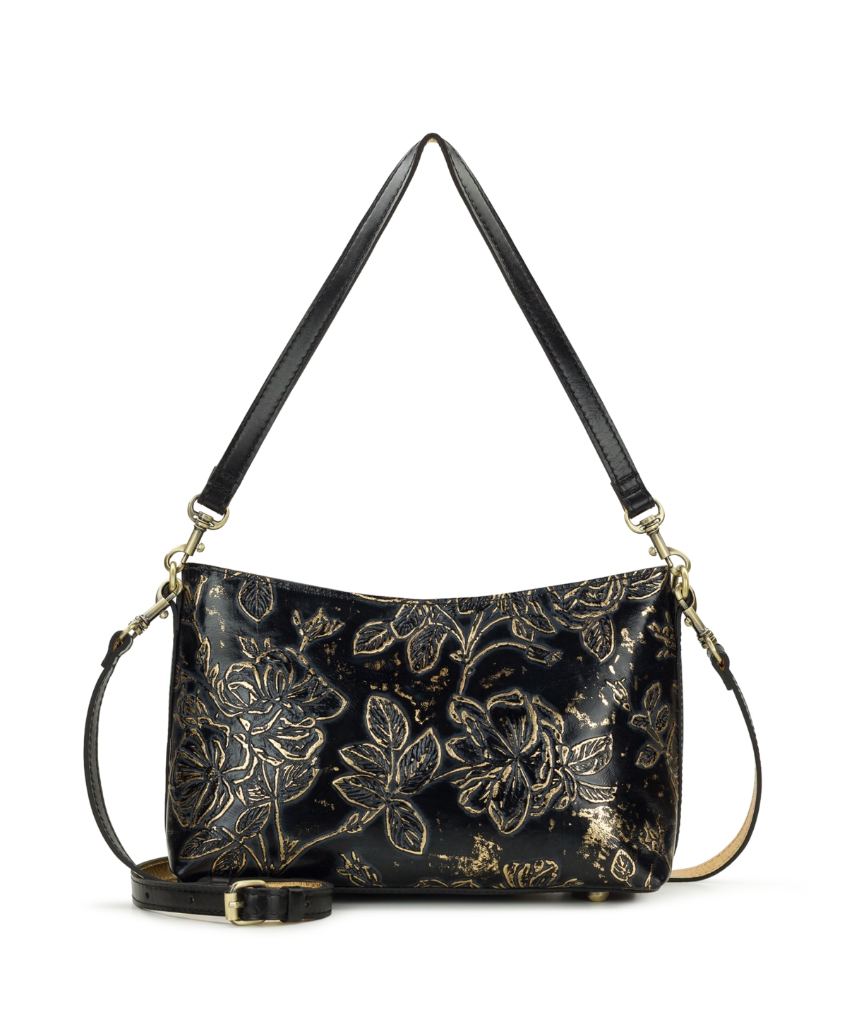 Click here for Patricia Nash Betta Medium Leather Crossbody  Crea... prices