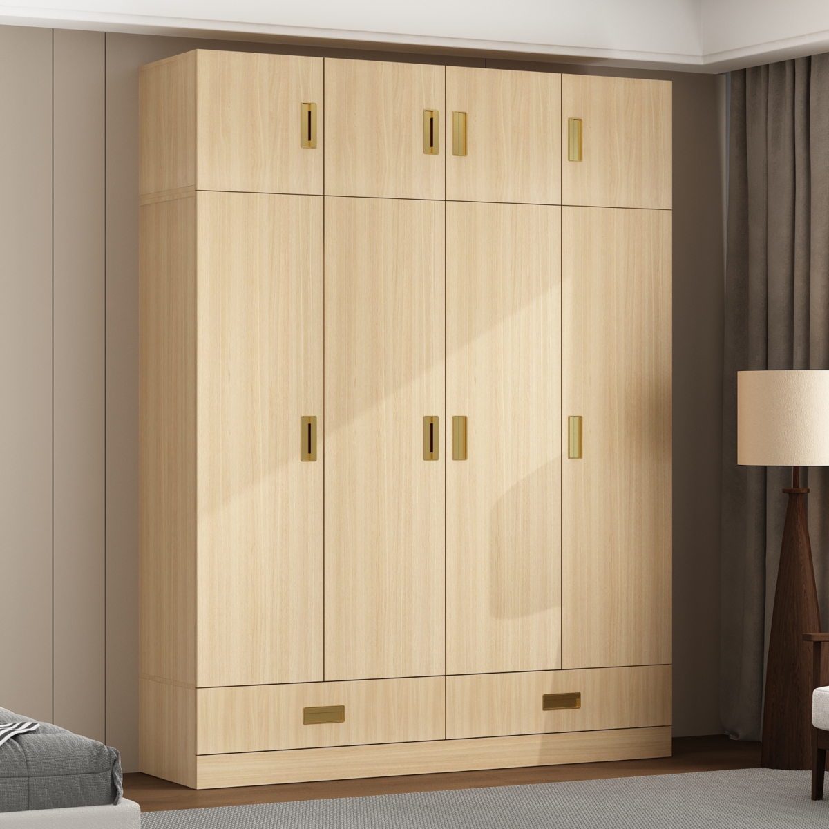 Click here for Wardrobe with Top Cabinet  Armoires with Hanging R... prices