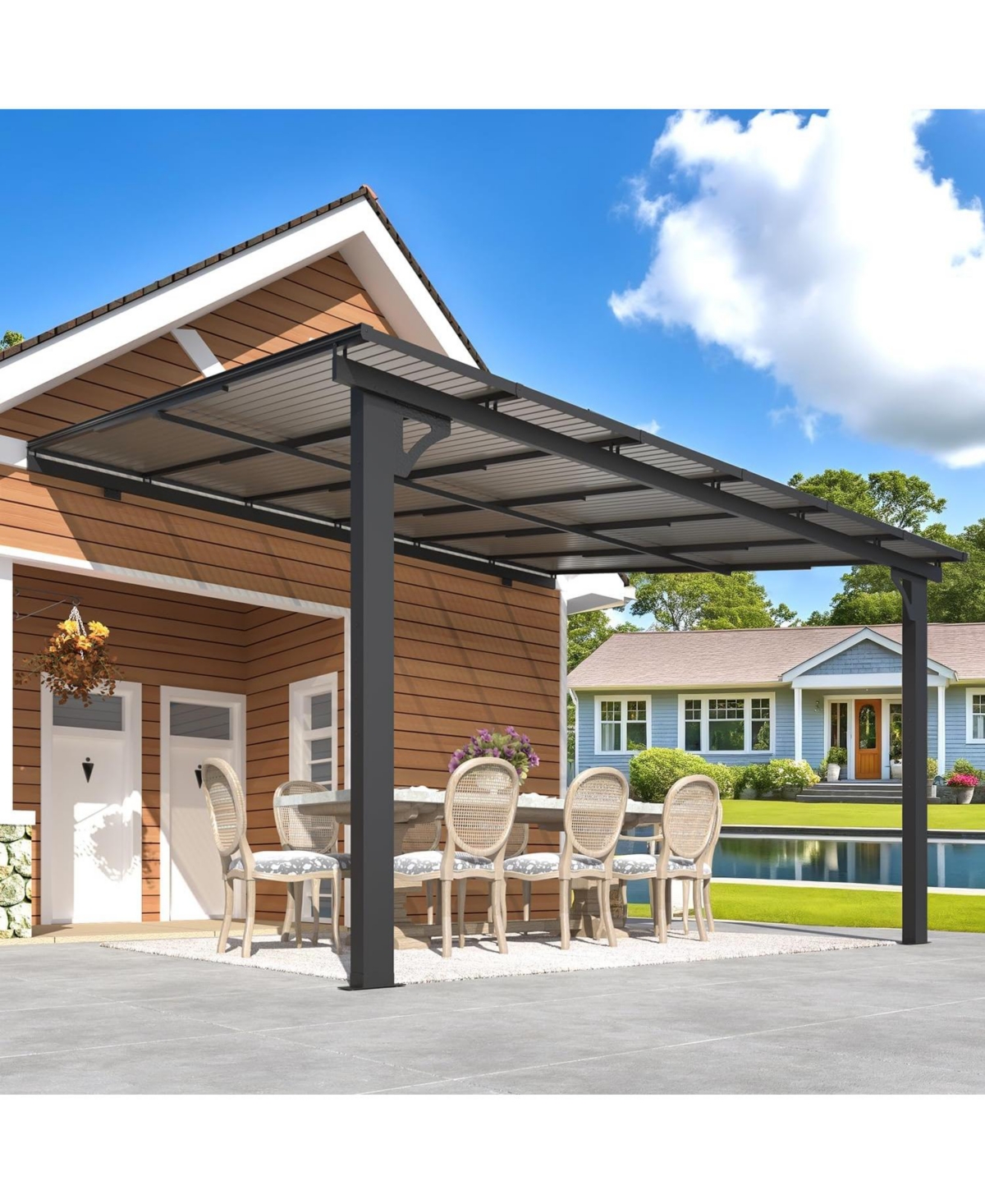 Click here for Aecojoy 12x10 Adjustable Height Wall Mounted Outdo... prices