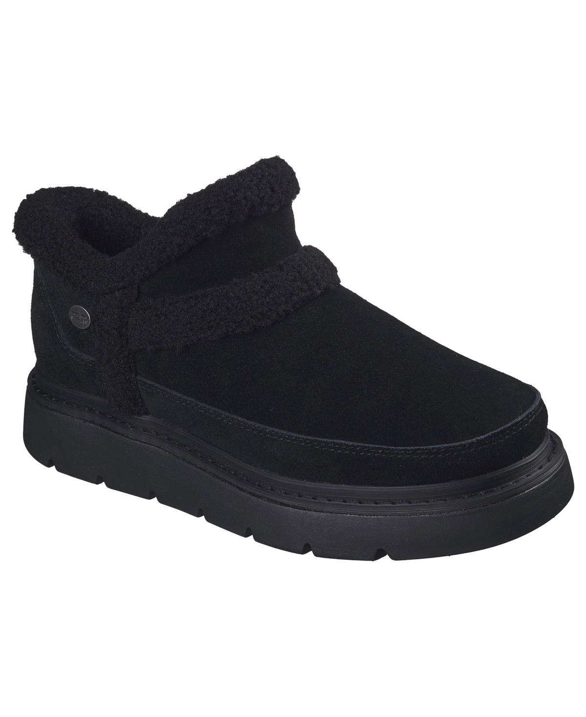 Skechers Bobs Hands Free Slip-Ins Womens Keepsakes Lite Winter Snug Flat Heel Winter Boots  8 Medium  Black