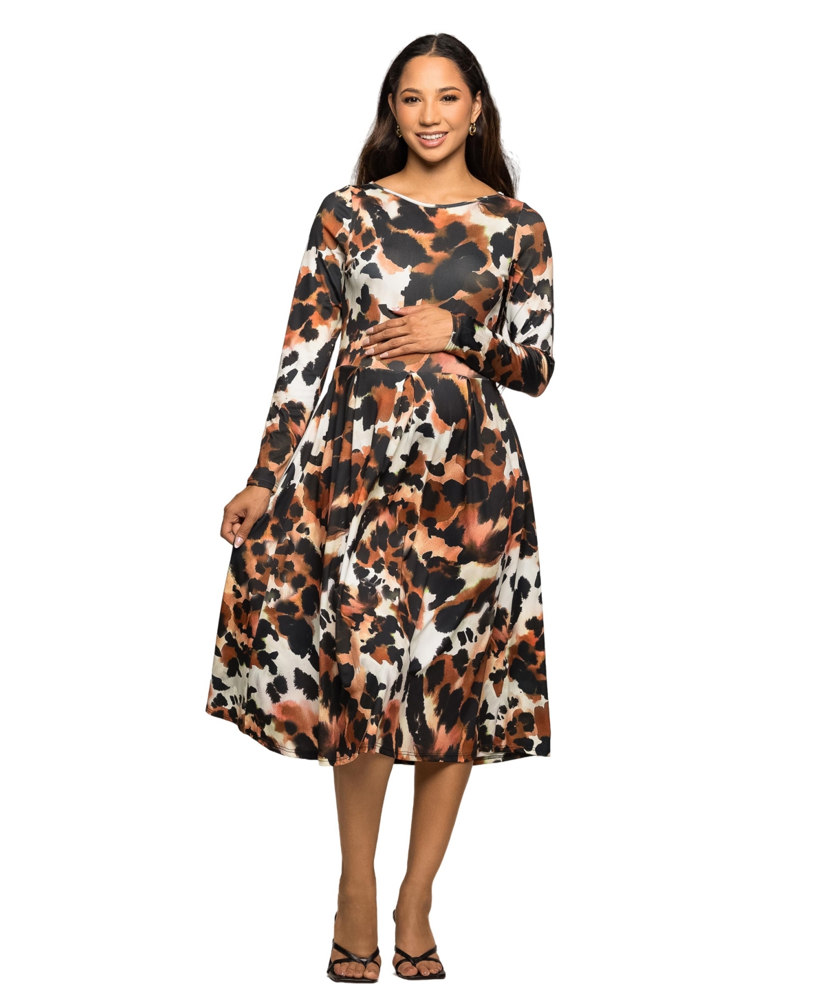 Click here for 24seven Comfort Apparel Womens Maternity Long Slee... prices