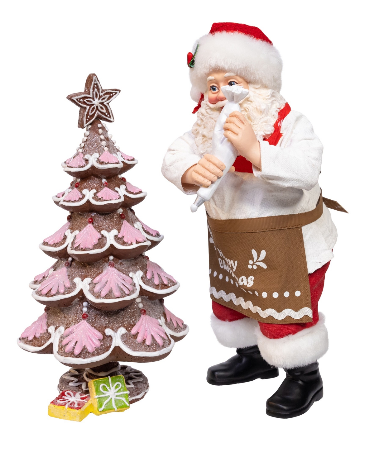 Click here for Kurt Adler 10.5-Inch Fabriche Santa Decorating Gin... prices