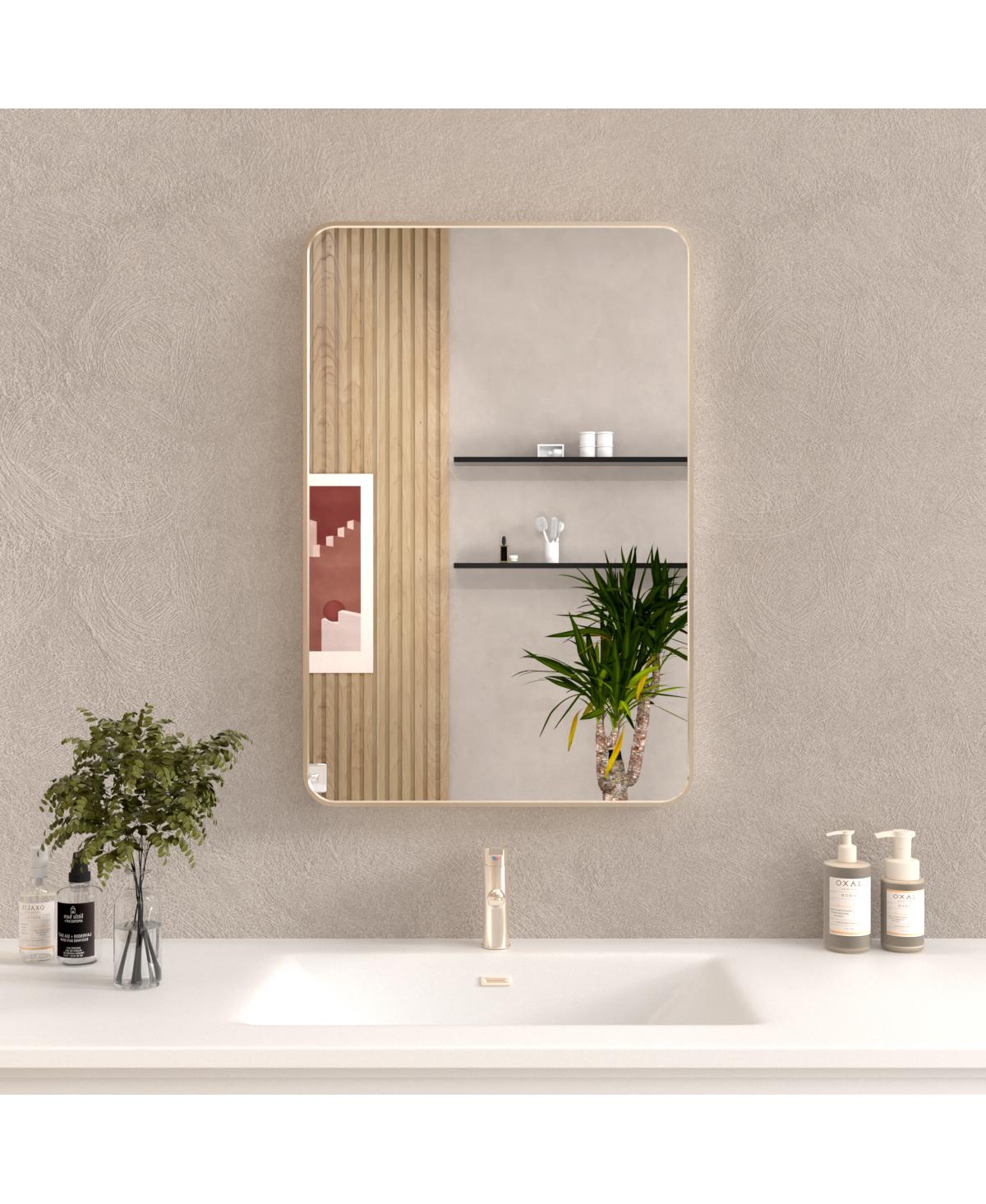 Click here for Lovmor 24x36 In. Aluminum Framed Rounded Rectangle... prices
