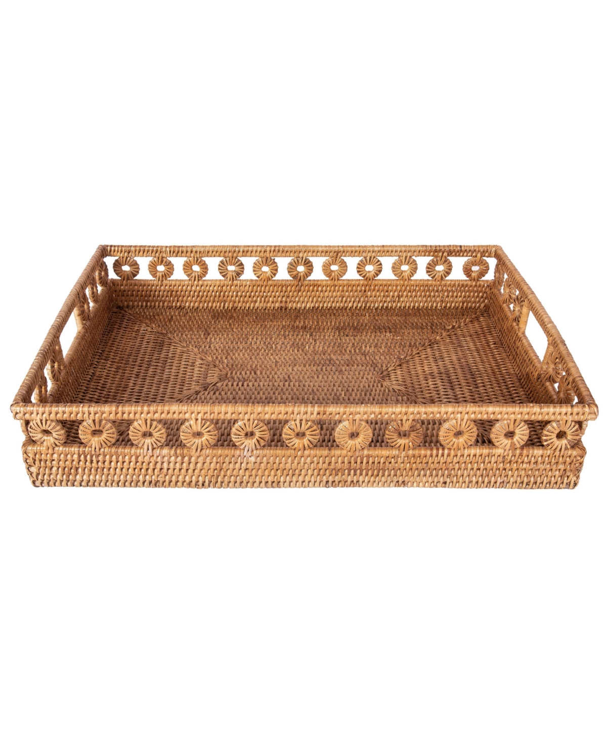 Click here for Artifacts Rattan Inna Design Rectangular Tray with... prices