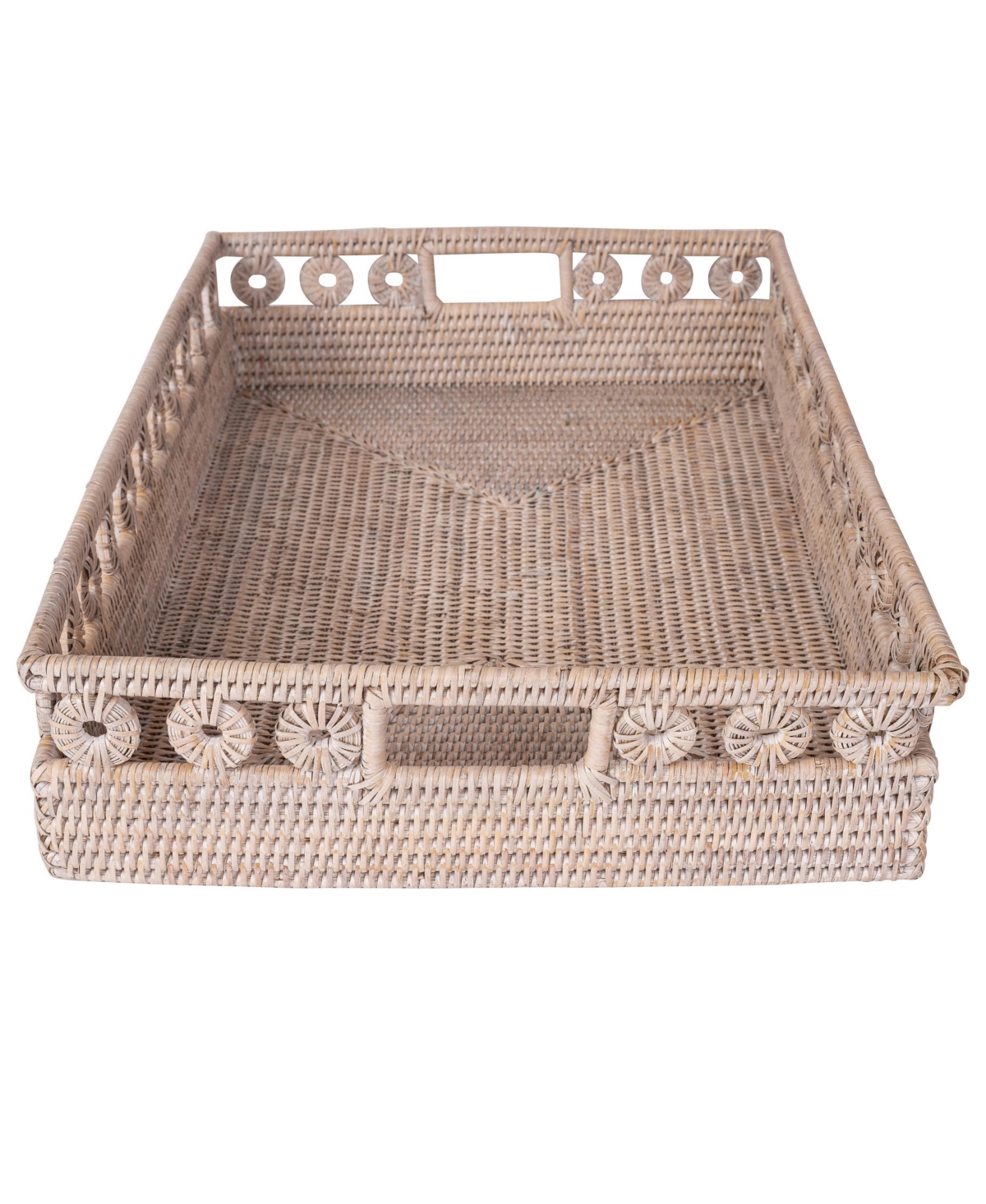 Click here for Artifacts Rattan Inna Design Rectangular Tray with... prices