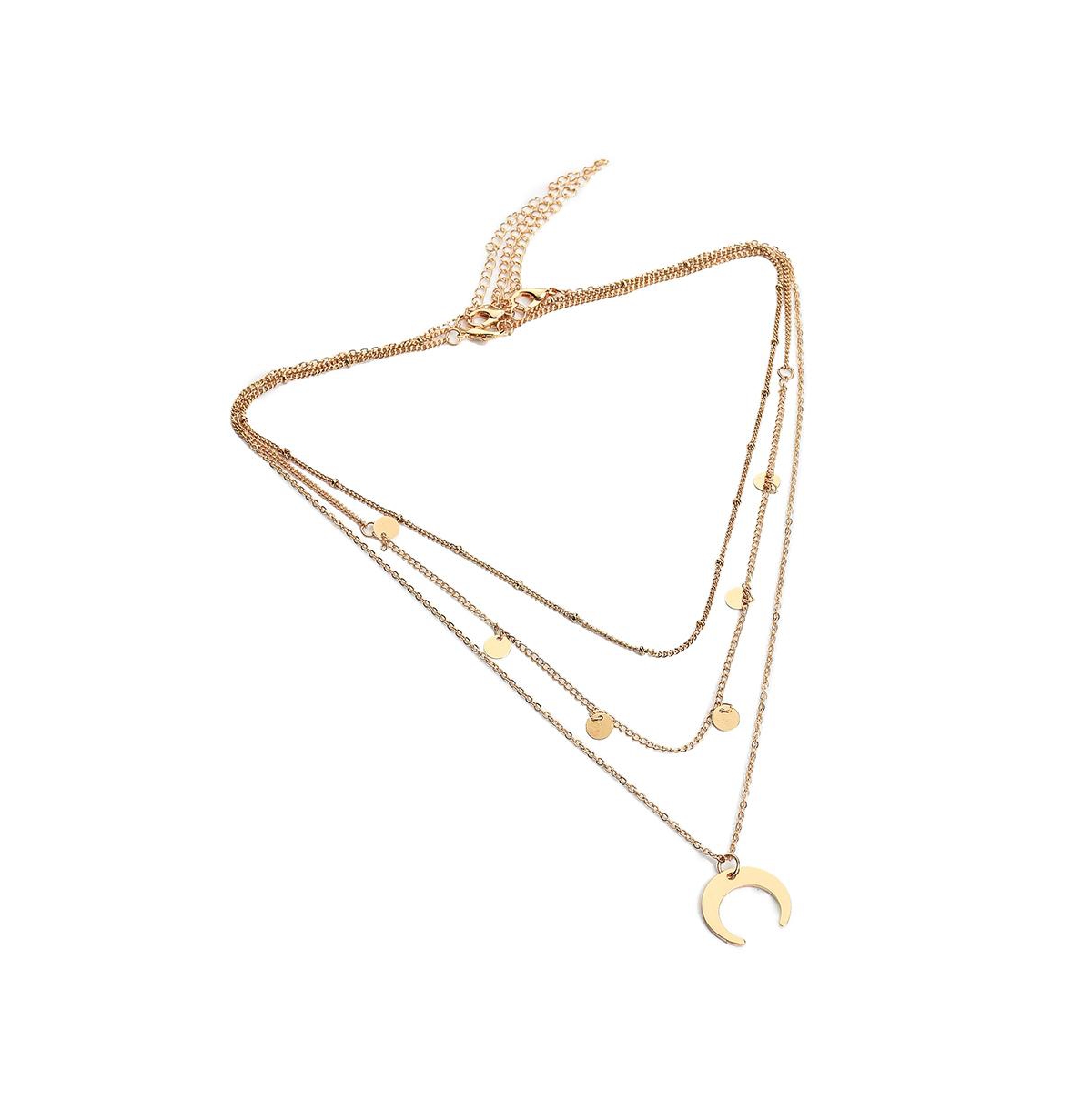 Click here for Sohi Womens Everyday Multi-Layer Necklace - Gold prices
