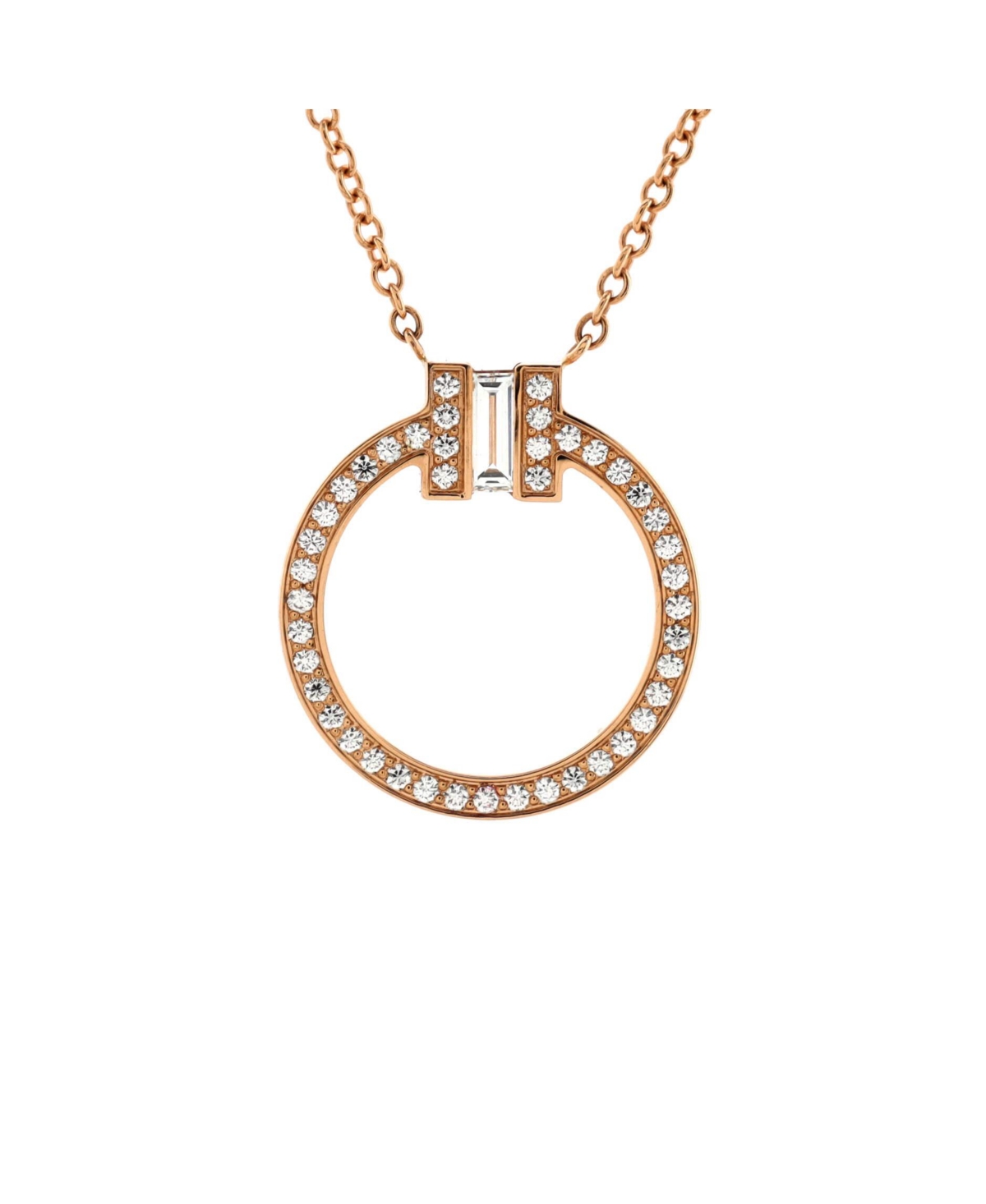 Click here for Pre-Owned Tiffany & Co. T Circle Pendant Necklace... prices