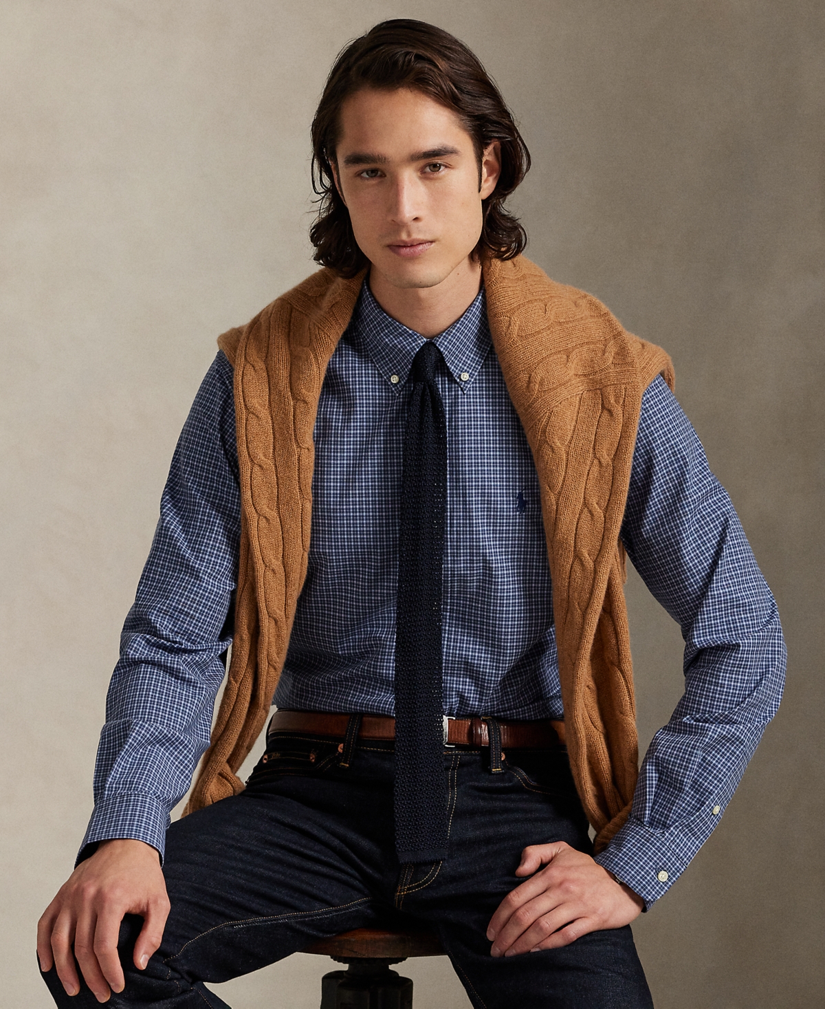 Click here for Polo Ralph Lauren Mens Classic-Fit Stretch Poplin... prices