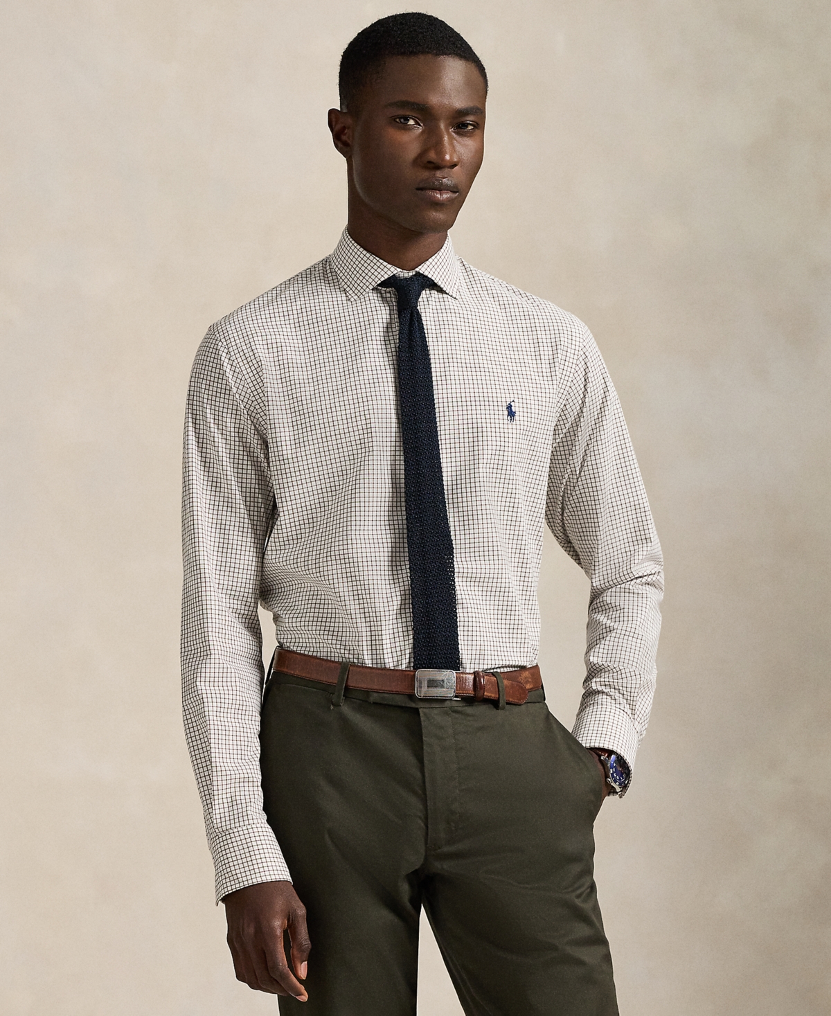 Click here for Polo Ralph Lauren Mens Classic-Fit Stretch Poplin... prices