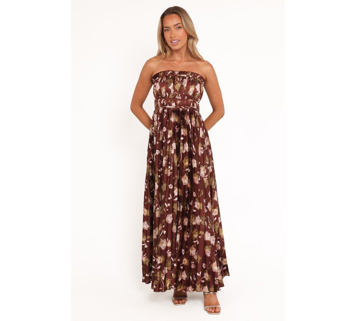 Click here for Petal and Pup Womens Angelique Strapless Maxi Dres... prices