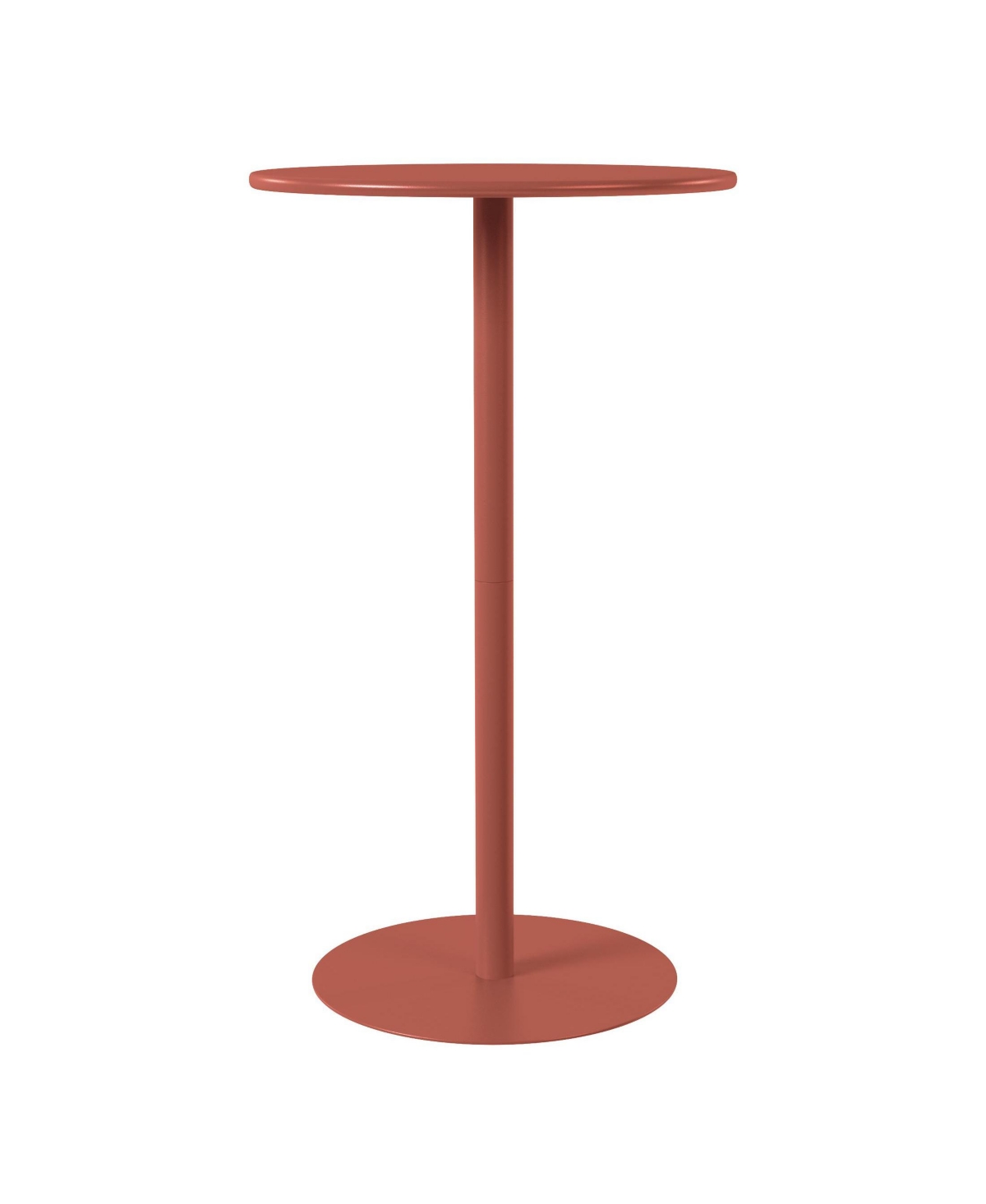 Click here for 41.25 Adjustable Metal Round Bar Height Table - Re... prices