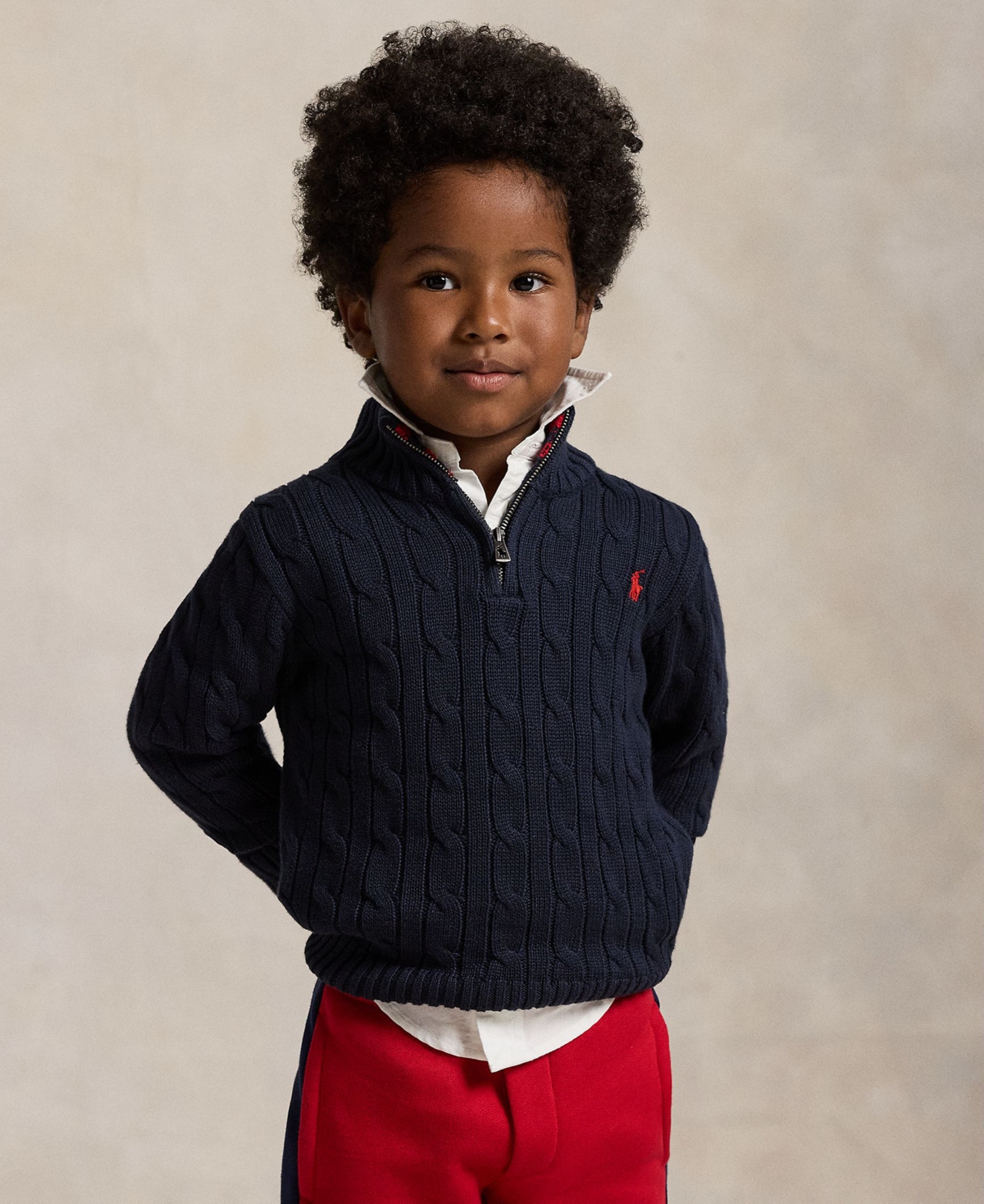 Click here for Polo Ralph Lauren Little and Toddler Boys Cable-Kn... prices