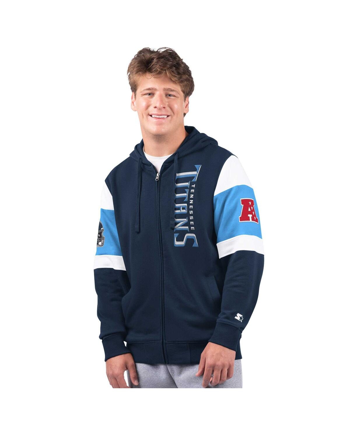 Click here for Starter Mens Navy Tennessee Titans Extreme Full-Zi... prices