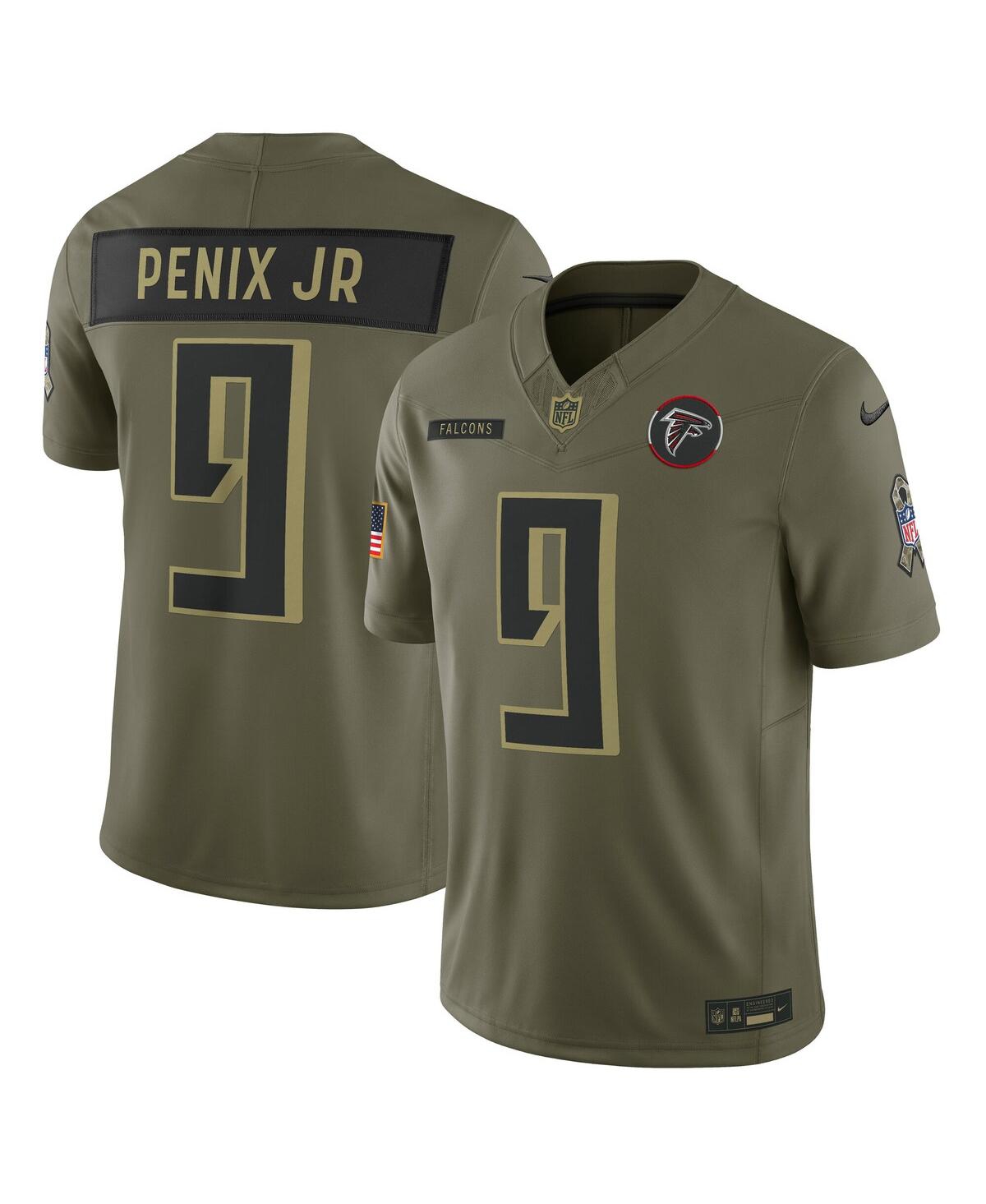 Click here for Nike Mens Michael Penix Jr. Olive Atlanta Falcons... prices