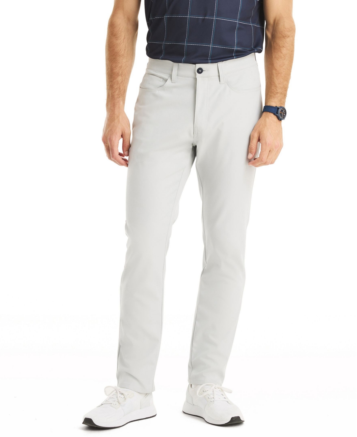 Click here for Nautica Mens Regular Fit Pants - White prices