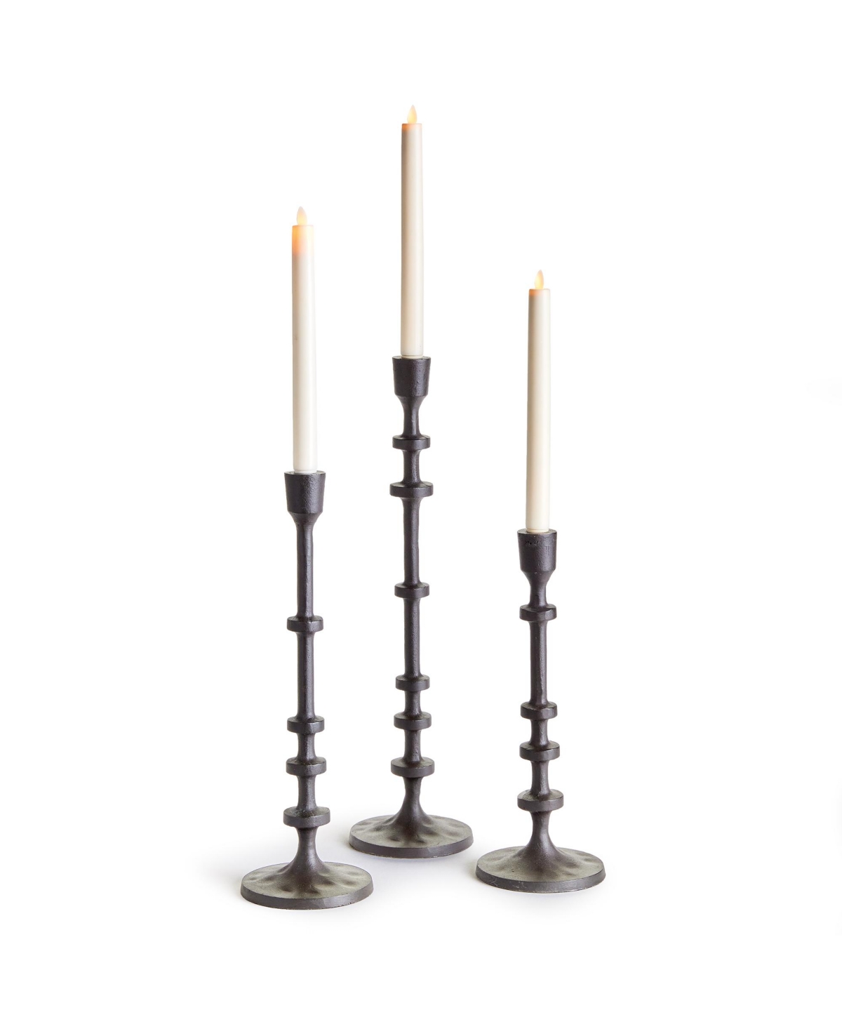 Click here for Abacus Taper Holders Set of 3 - Black prices