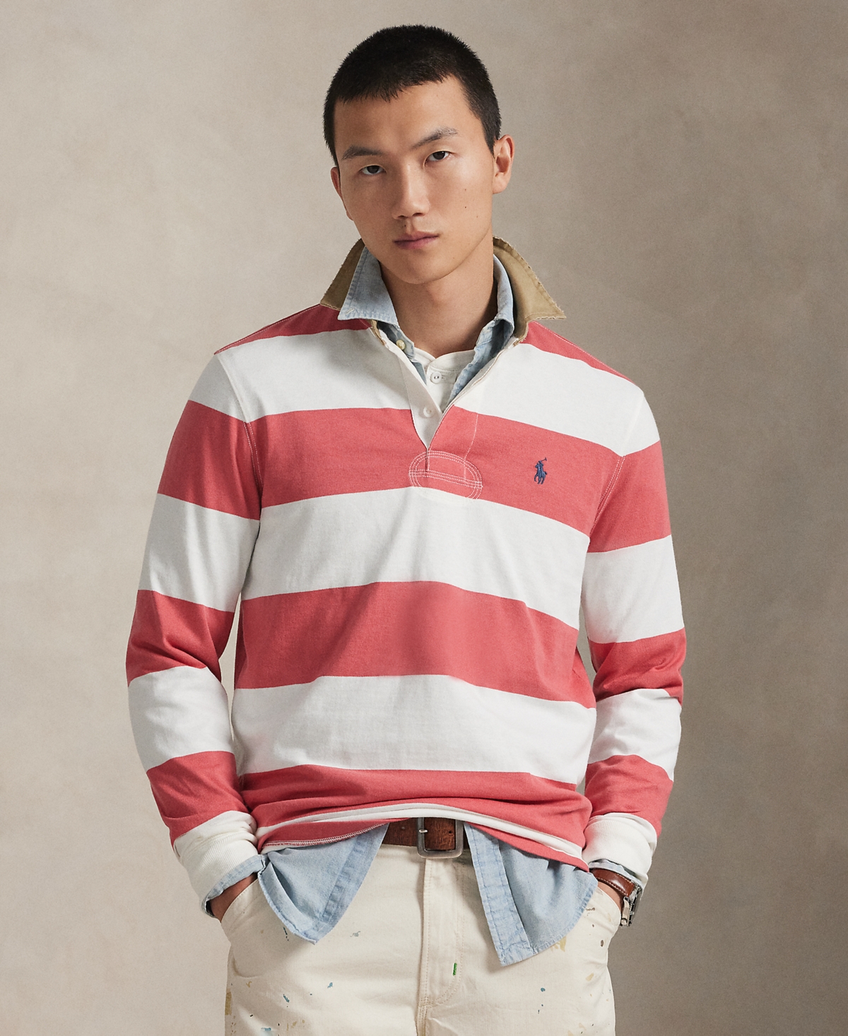 Click here for Polo Ralph Lauren Mens Classic Fit Rugby Shirt - R... prices