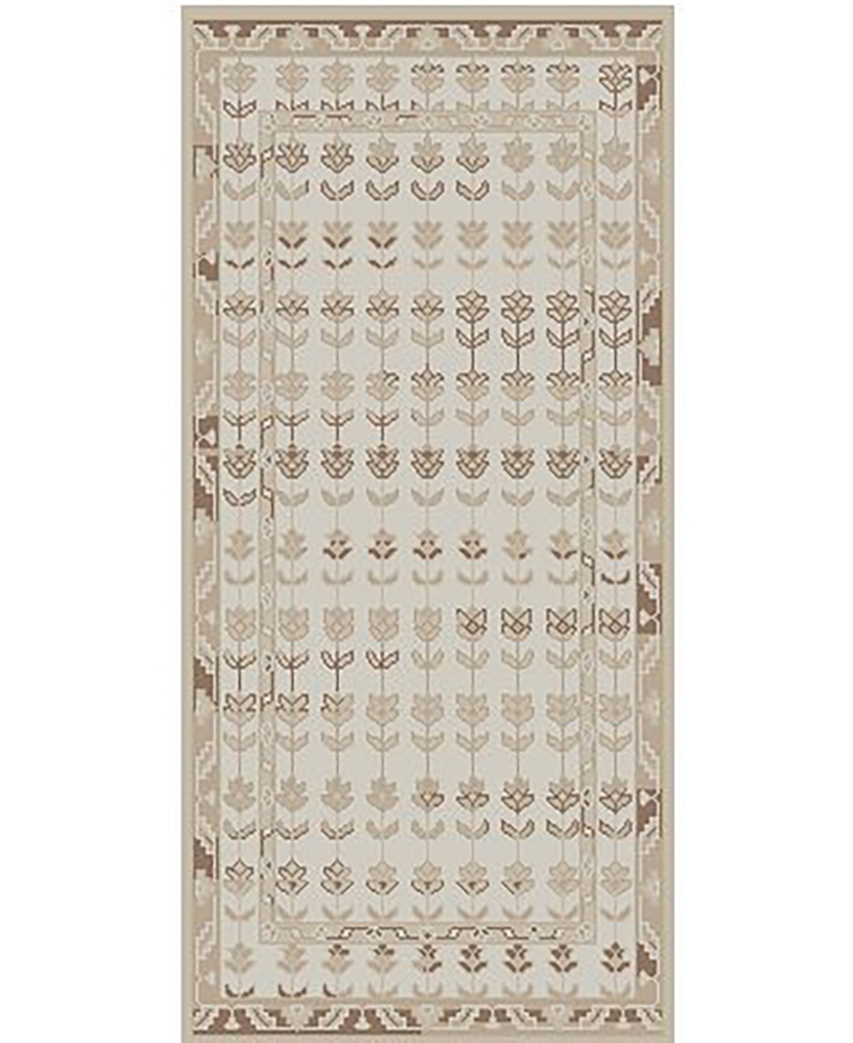 Click here for Obeetee Tuscany Neeman 26x8 Runner Area Rug - Beig... prices