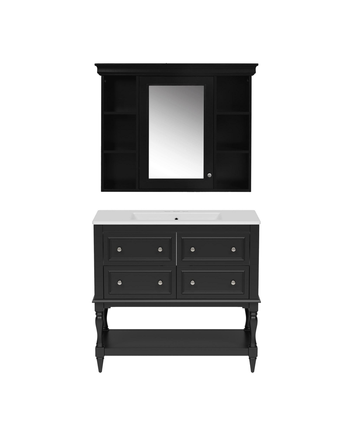 Click here for Casainc 36-Inch Bathroom Vanity with Mirror Cabine... prices