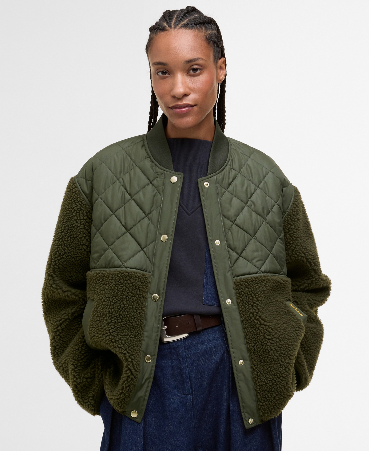 Click here for Barbour Womens Wetherby Long Sleeve Jacket - Olive prices