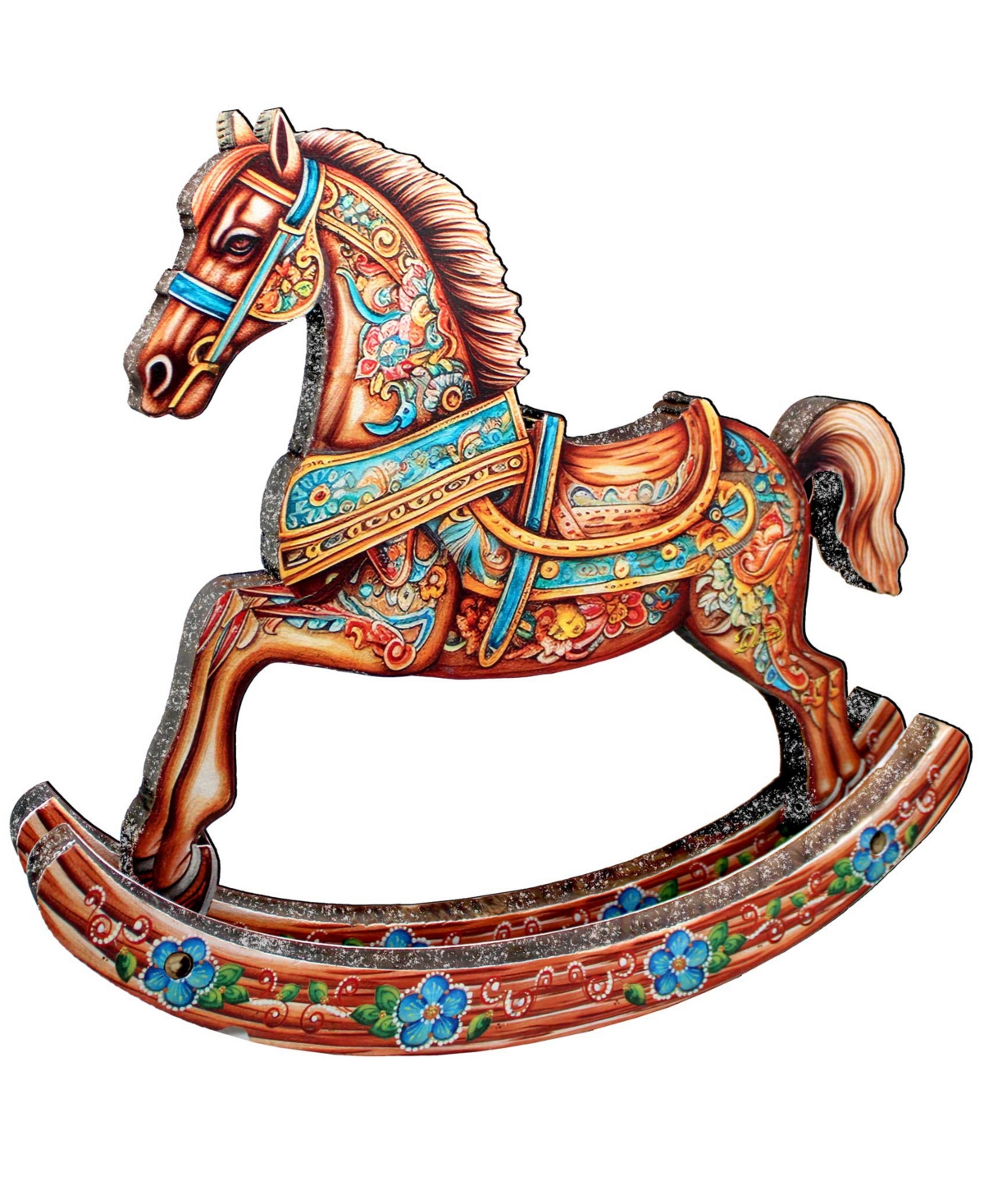 Click here for G. Debrekht Enchanting Rocking Horse Centerpiece -... prices