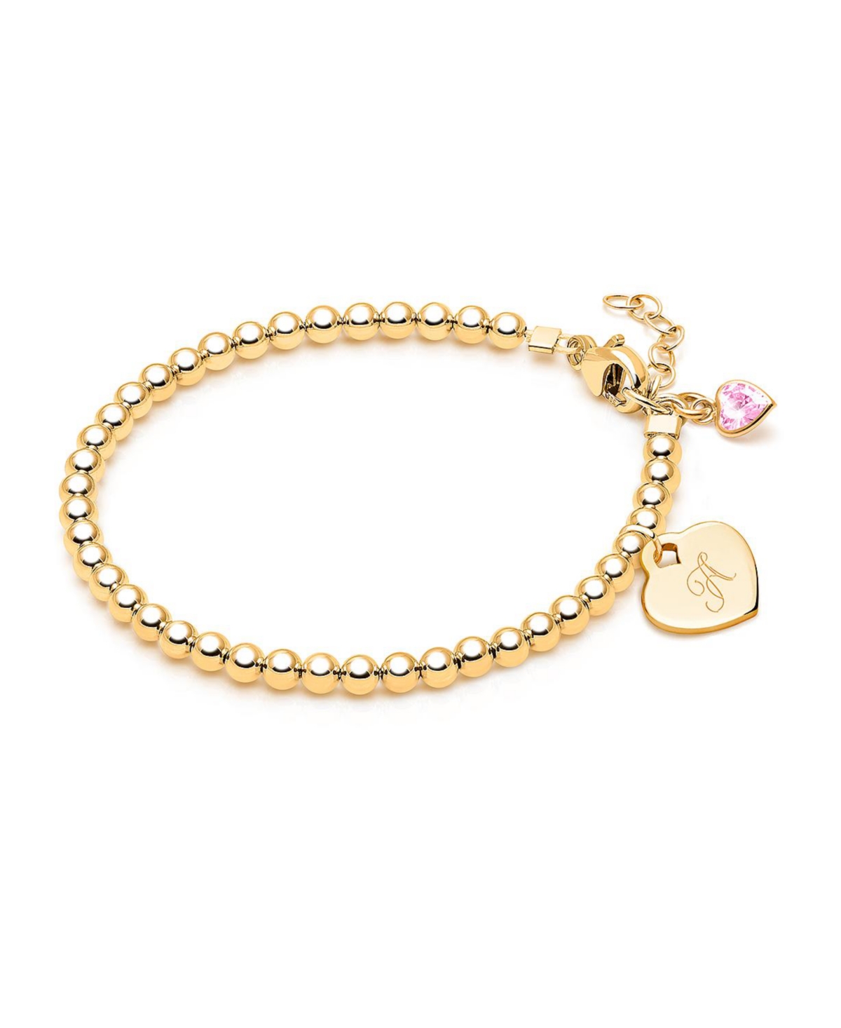Click here for Tiny Blessings Childrens 14K Gold 3mm Beads & Engr... prices