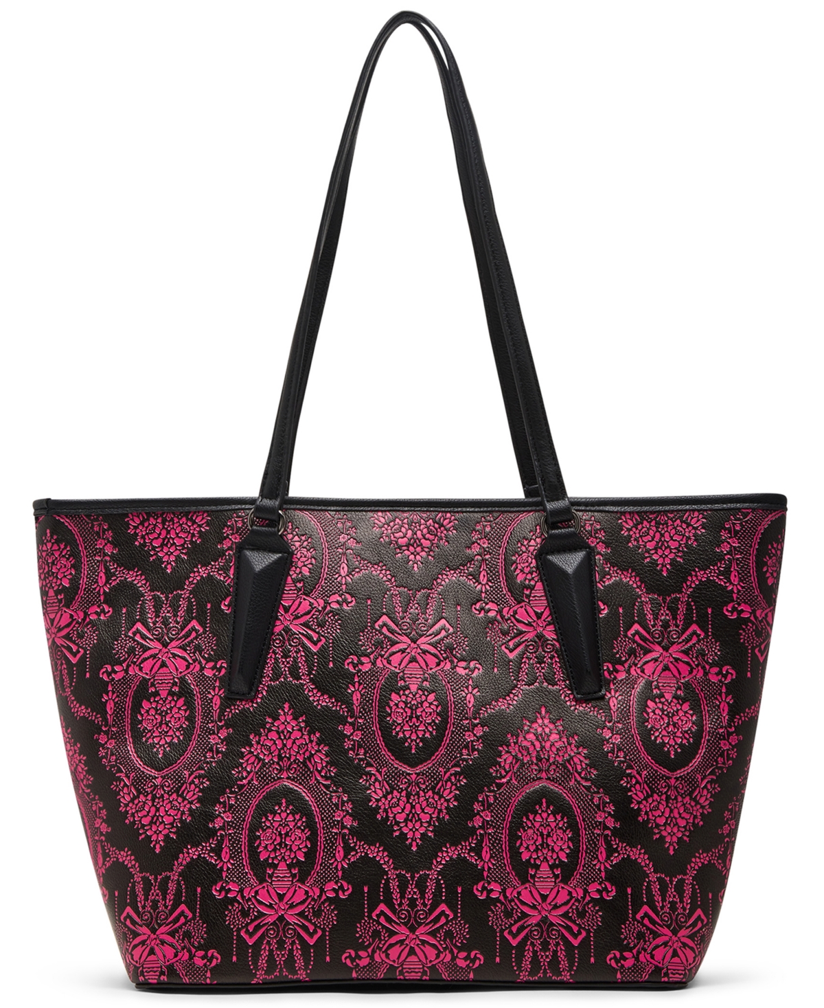 Click here for Betsey Johnson Leopard Embroidered Patch Tote - Bl... prices