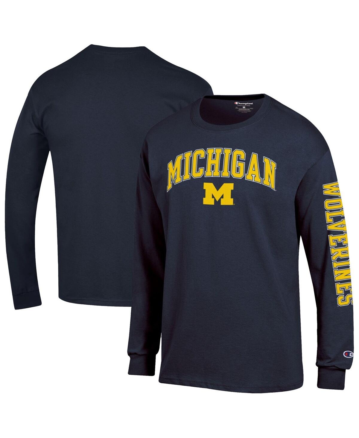 Click here for Champion Mens Navy Michigan Wolverines Arch Over L... prices