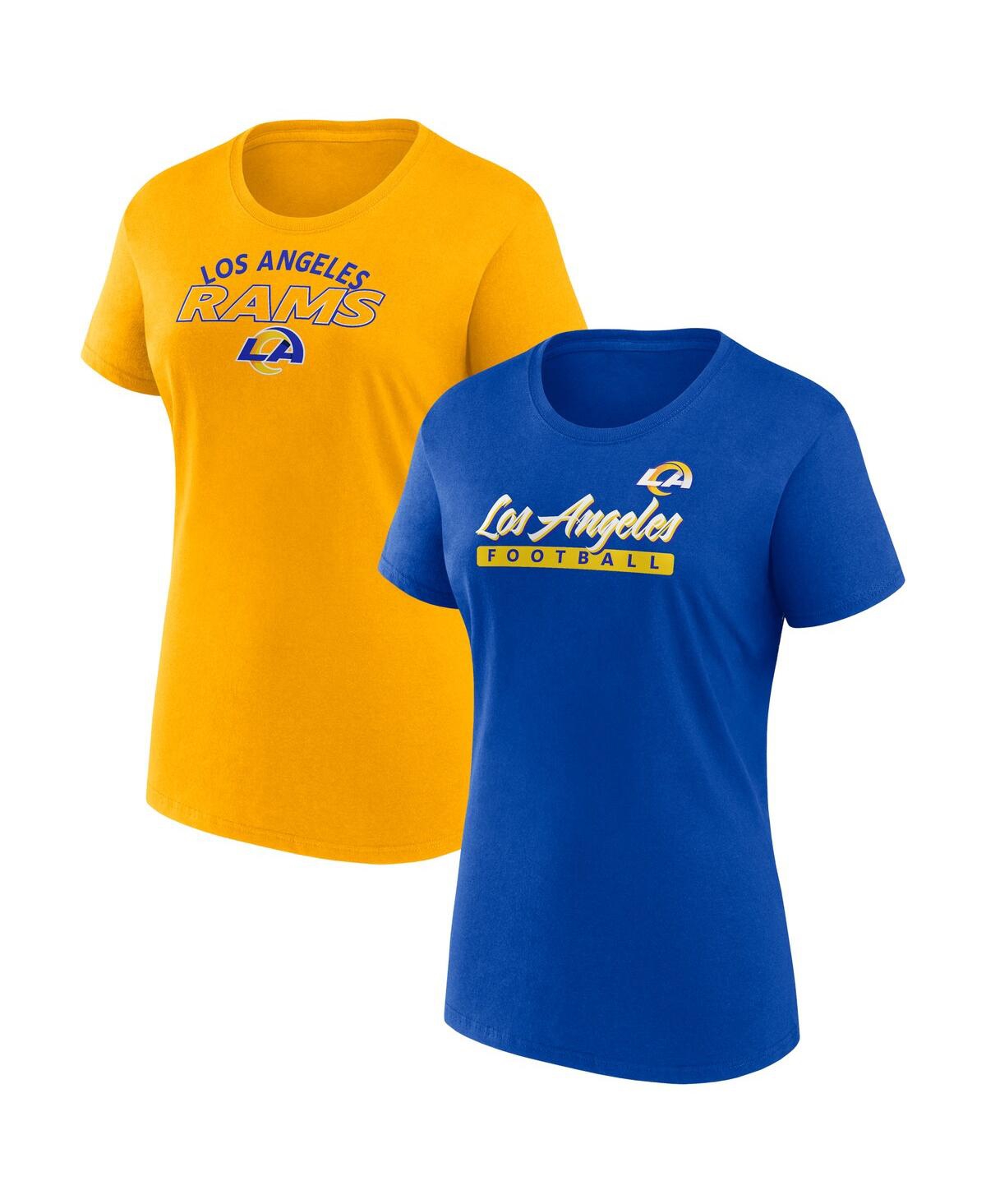 Click here for Fanatics Womens 2-Piece Royal/Gold Los Angeles Ram... prices