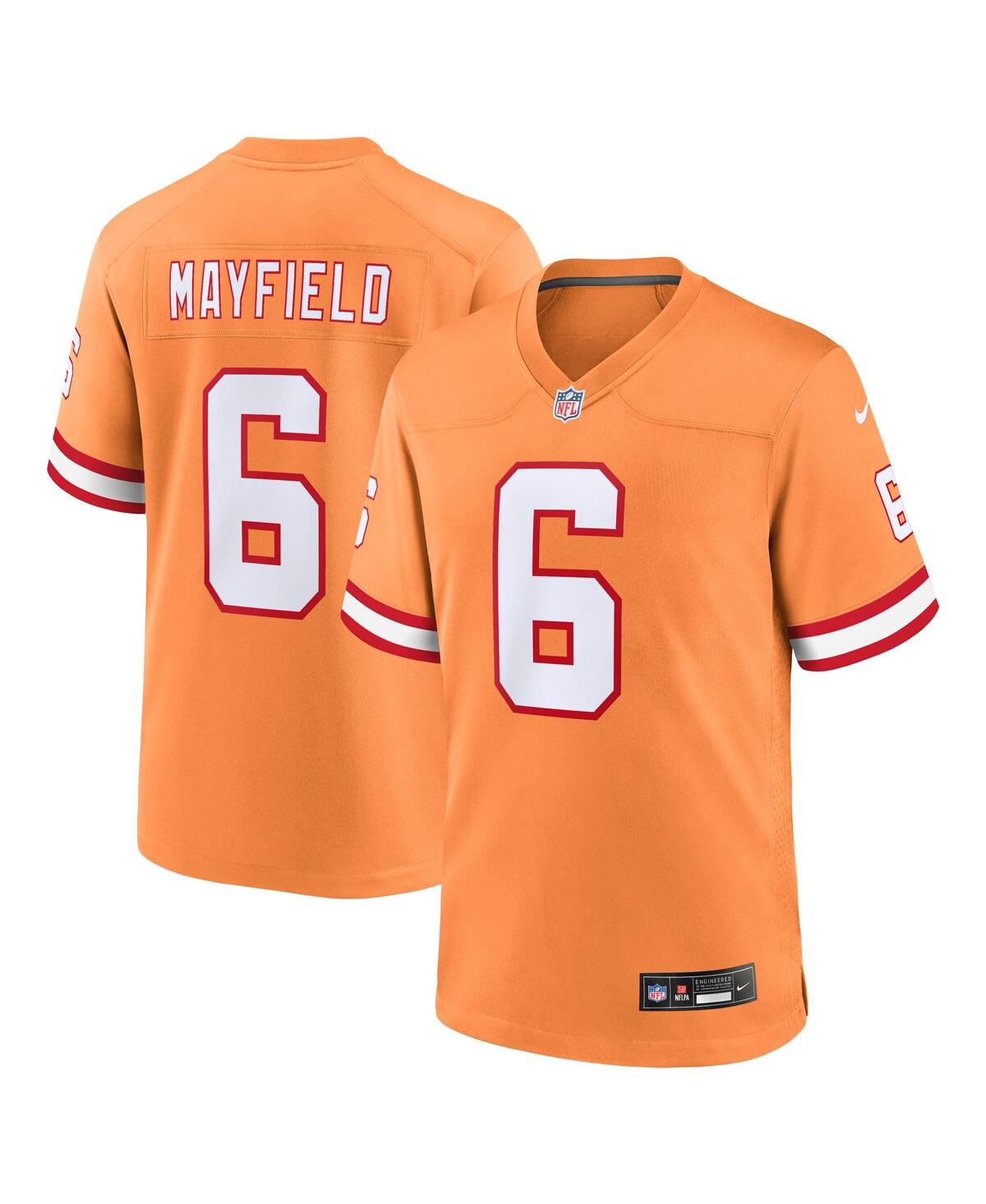 Click here for Nike Mens Baker Mayfield Orange Tampa Bay Buccanee... prices