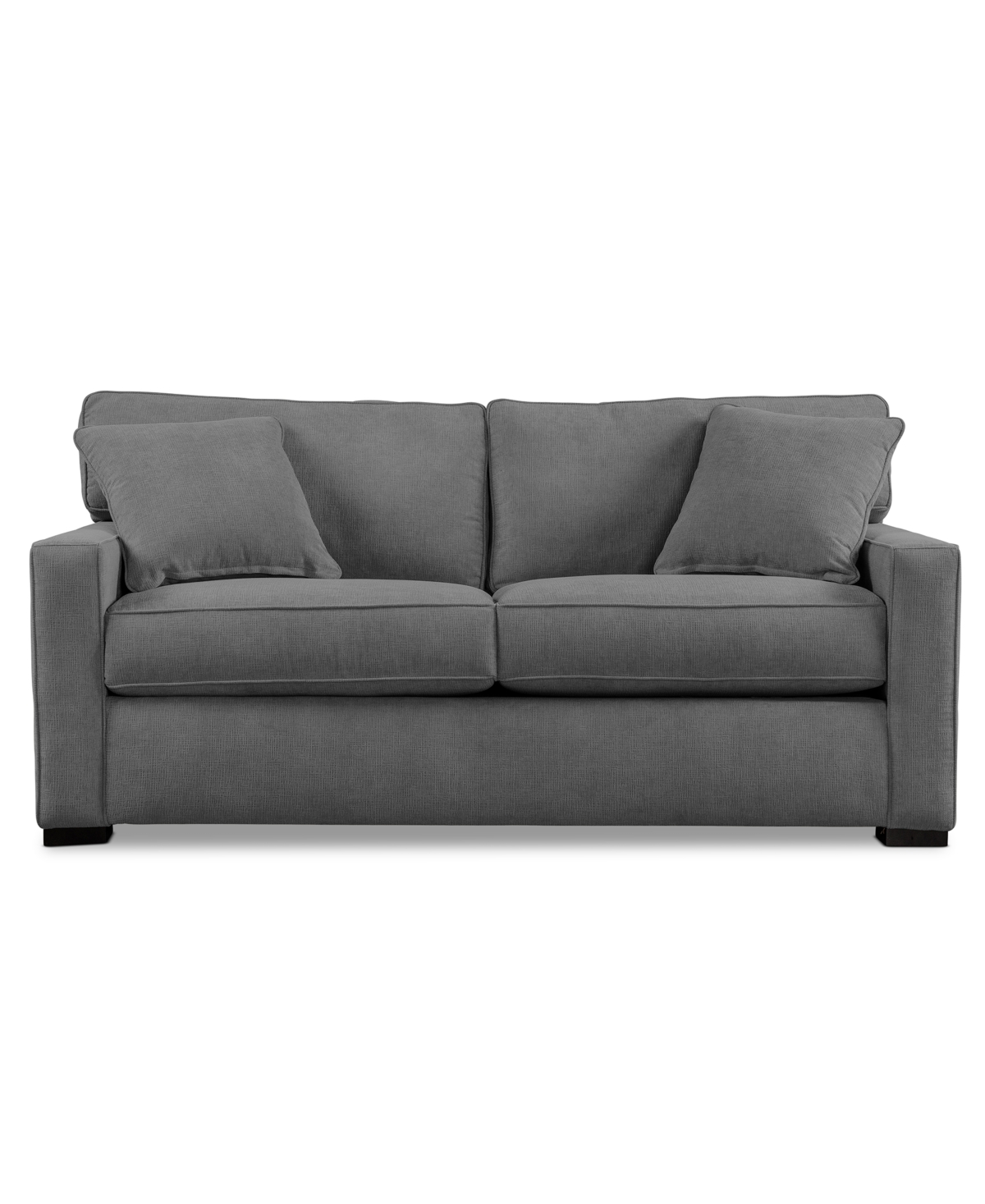 Click here for Furniture Radley 74 Fabric Apartment Sofa - Mocha prices