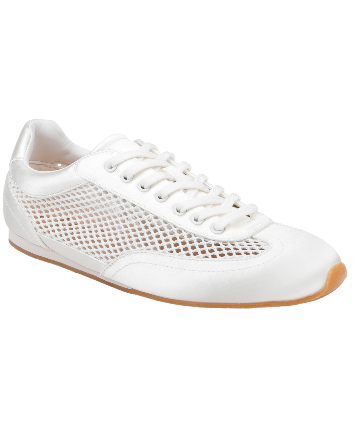 Click here for Jewel Badgley Mischka Womens Inez Sneakers - Ivory... prices