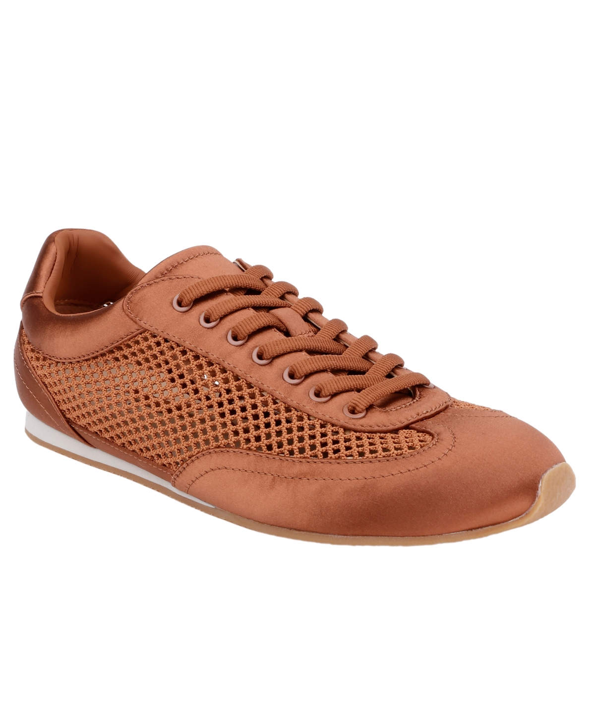 Jewel Badgley Mischka Womens Inez Sneakers - Spice Satin