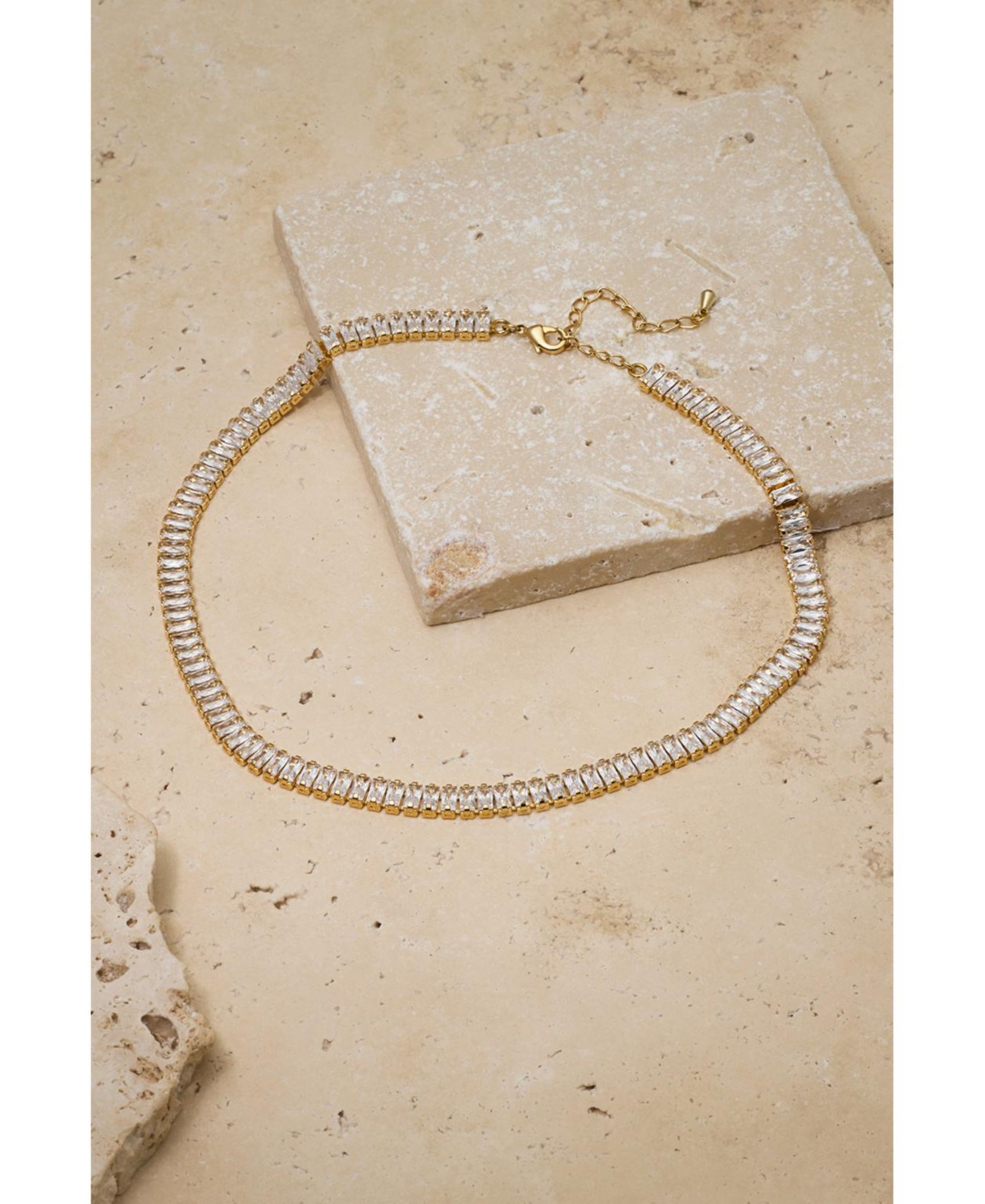 Click here for Untamed Petals Polly Crystal Choker - Gold prices