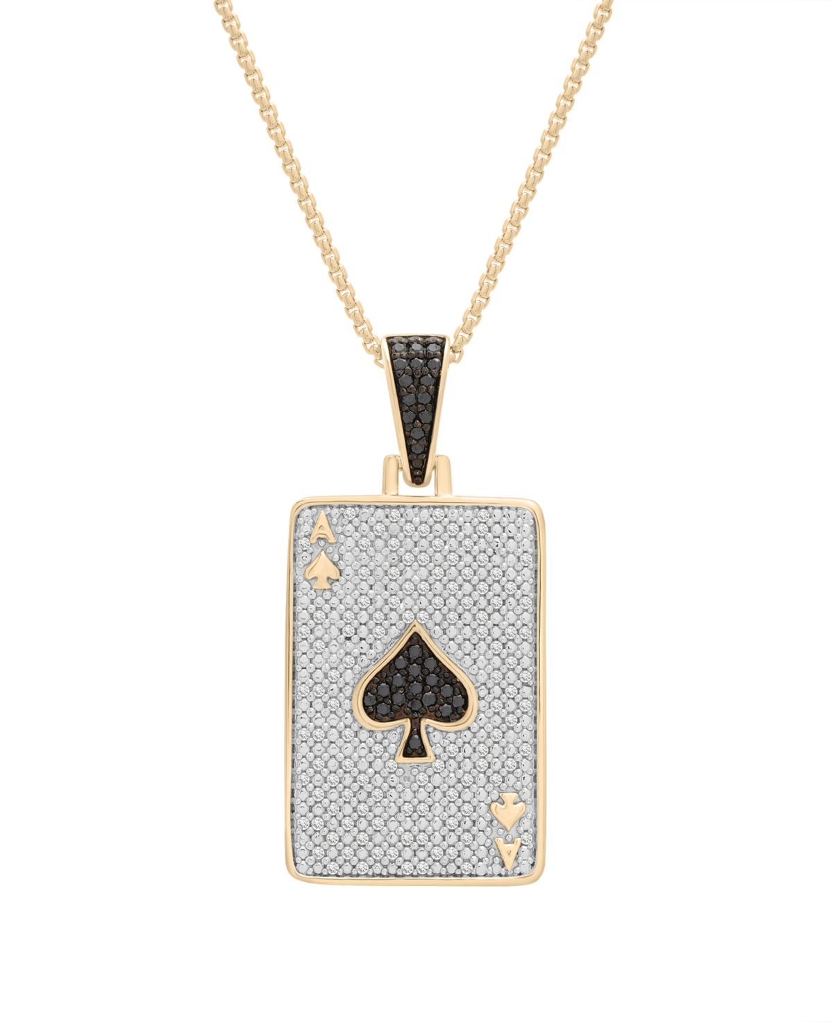 Click here for Macys Mens Poker Diamond Pendant Necklace (1/2 ct.... prices