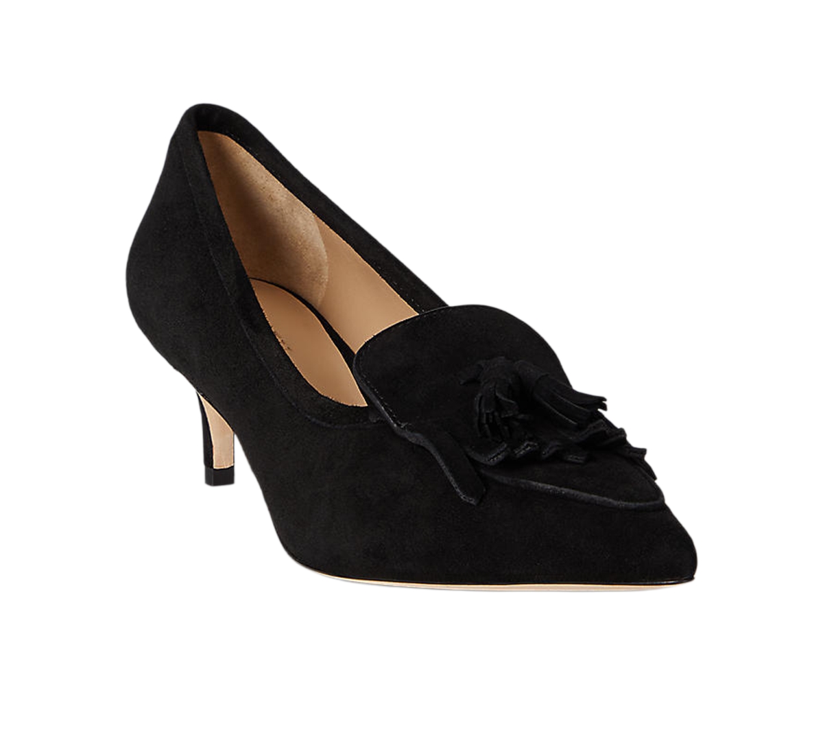 Click here for Lauren Ralph Lauren Womens Adrienne Suede Kiltie P... prices