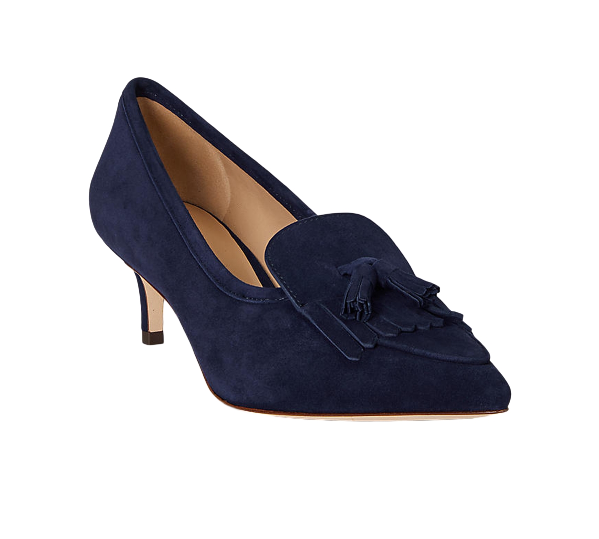 Click here for Lauren Ralph Lauren Womens Adrienne Suede Kiltie P... prices