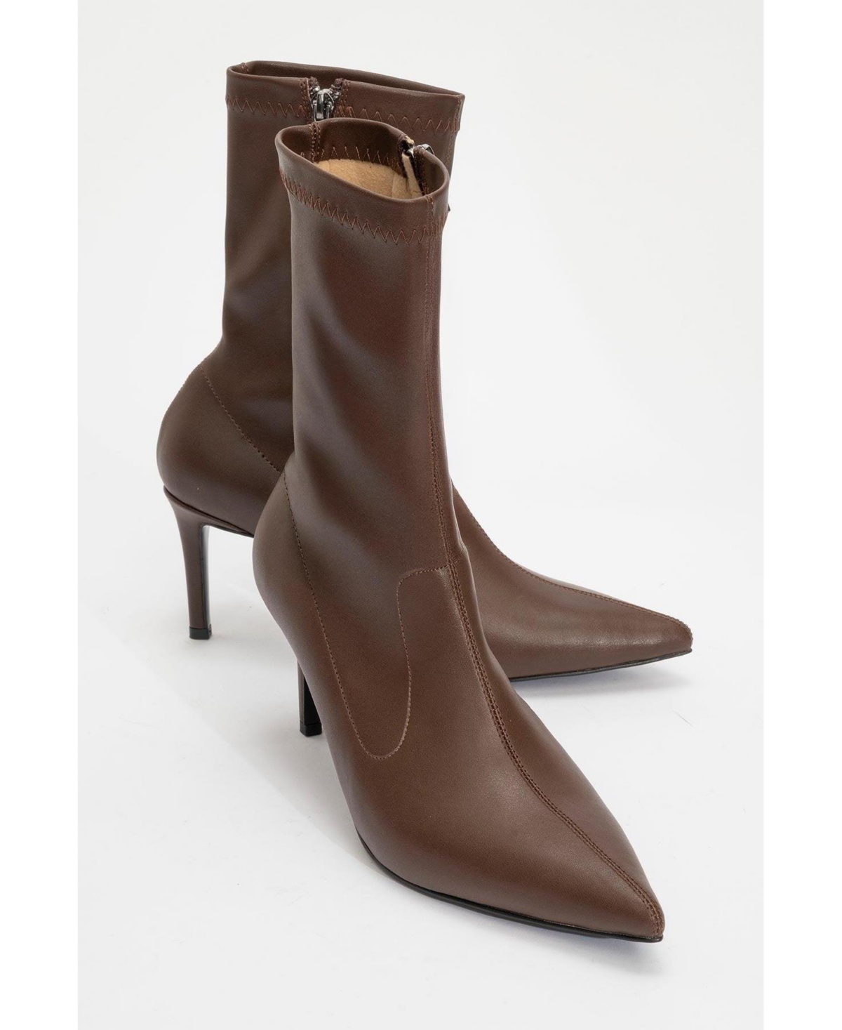 Click here for Prologue Shoes Thalin Zip Stiletto Boot (Women) -... prices