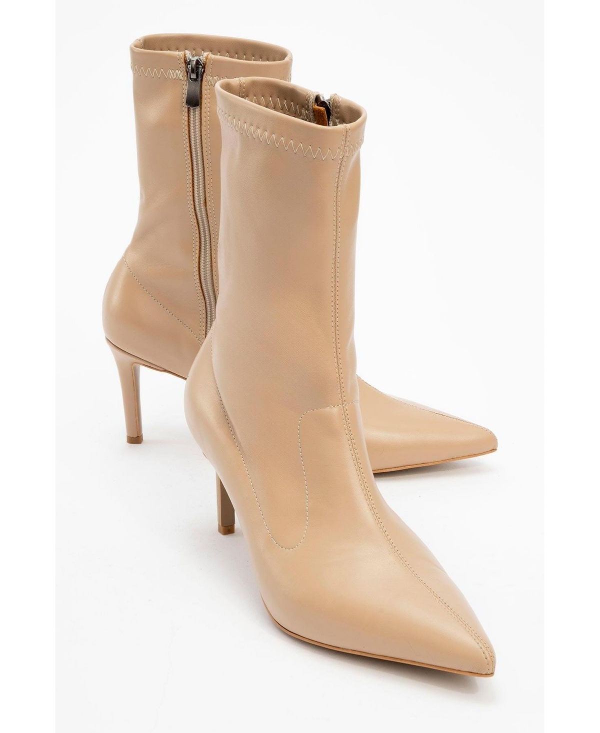 Click here for Prologue Shoes Thalin Zip Stiletto Boot (Women) -... prices