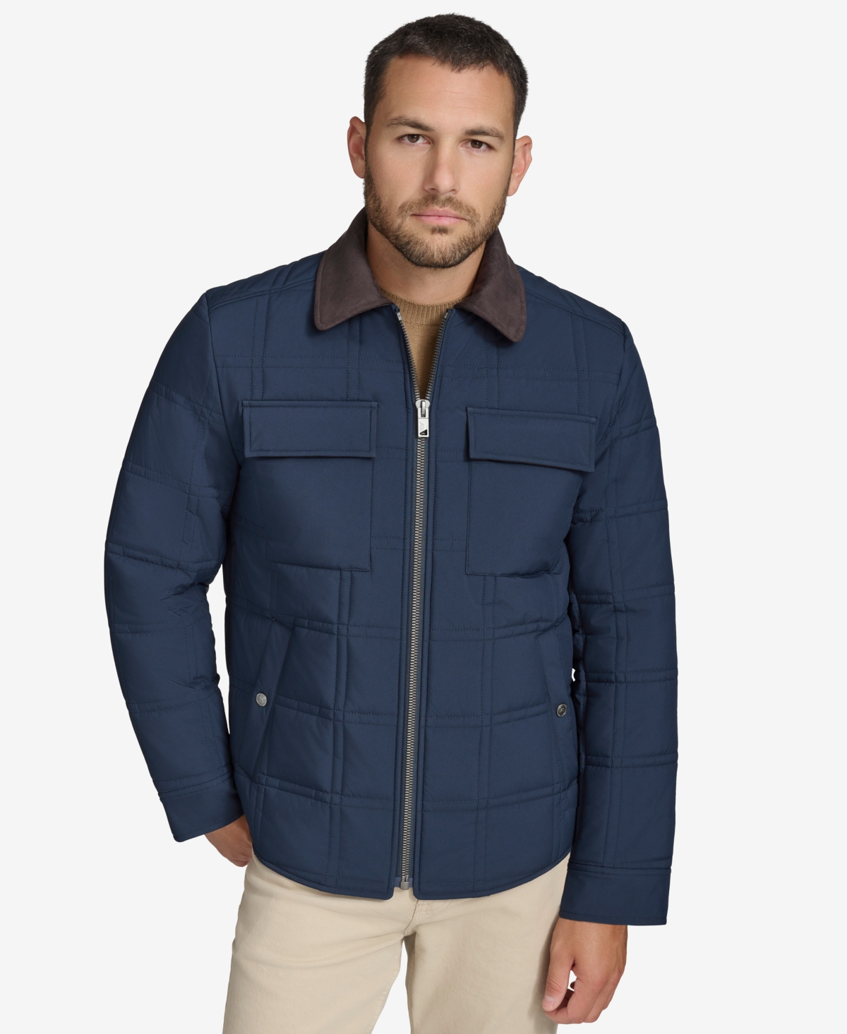 Click here for Marc New York Mens Brockman Quilted Shirt Jacket -... prices
