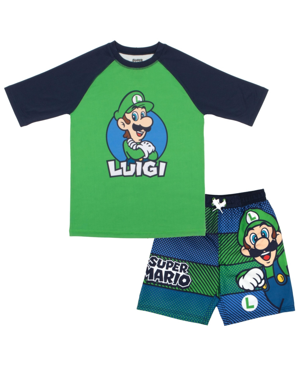 Click here for Mario Little Boys Super Luigi Short Sleeve T-Shirt... prices